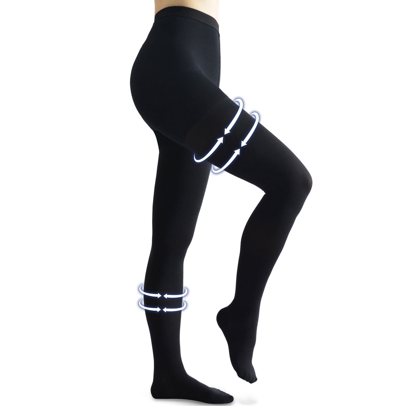 beister Women's Anti-Embolism Compression Pantyhose, 1-Pack Opaque ...
