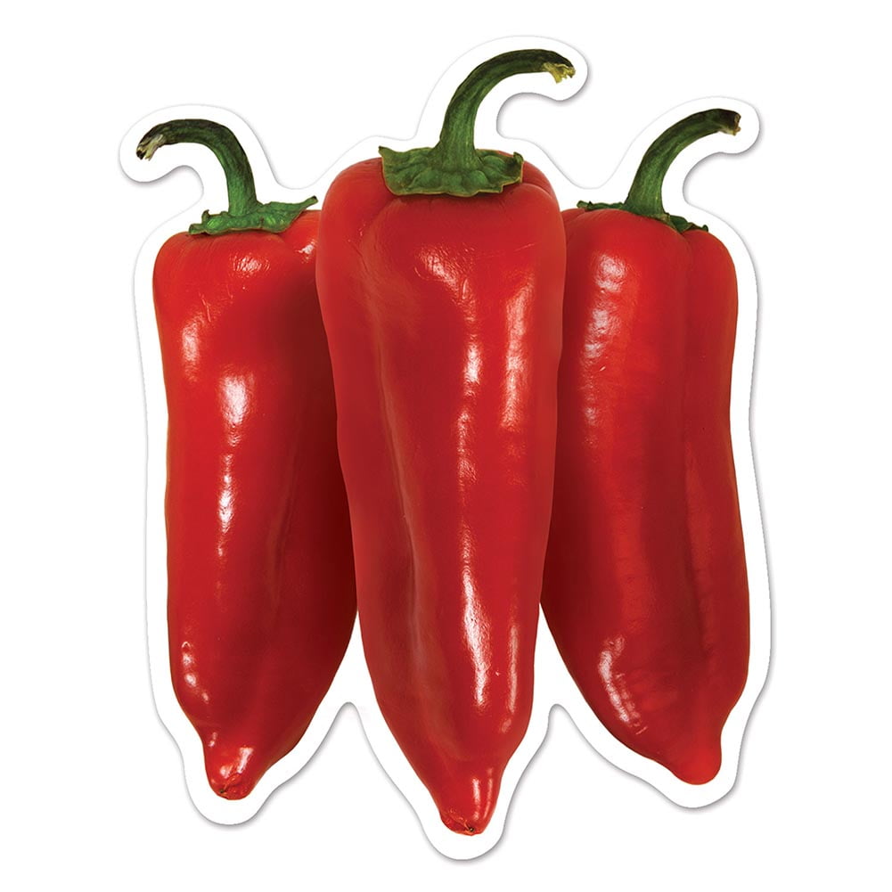 beistle 54199 10-pack miniature chili pepper cutouts, 41/2-inch ...