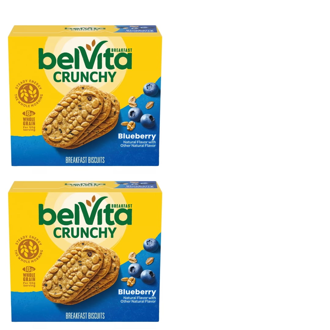 belVita Blueberry Breakfast Biscuits - 5 Packs pack of 2 - Walmart.com