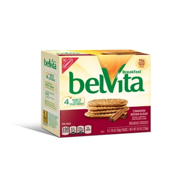 belVita Sandwich Cinnamon Brown Sugar with Vanilla Creme Breakfast ...