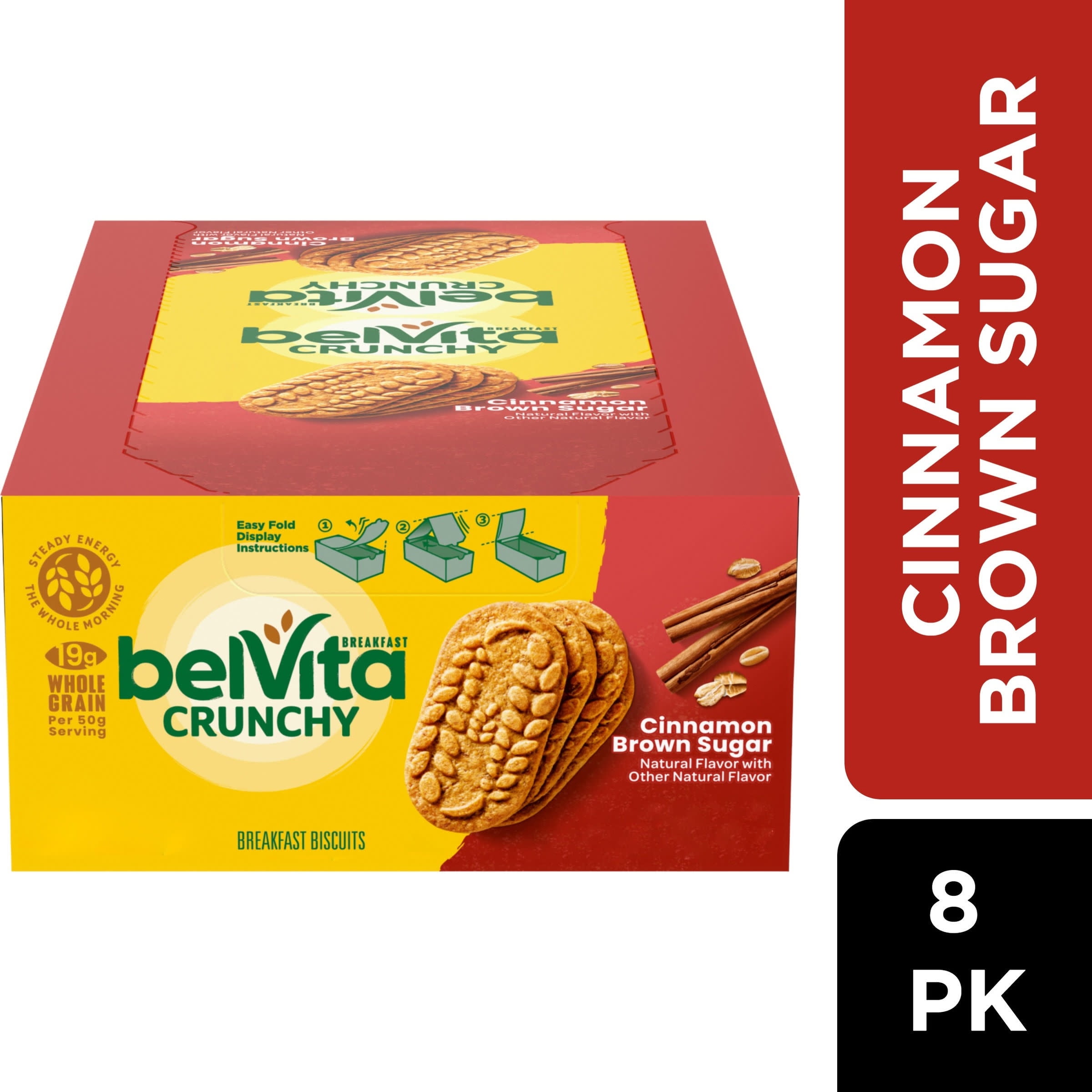 Belvita Cinnamon Brown Sugar Breakfast Biscuits, 14.1 Oz - Walmart ...