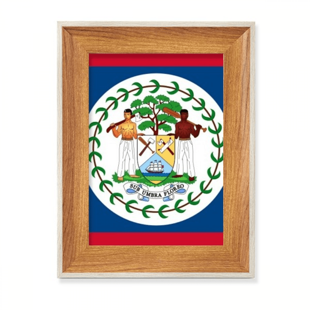 belize flag north amecountry desktop wooden photo frame display picture ...