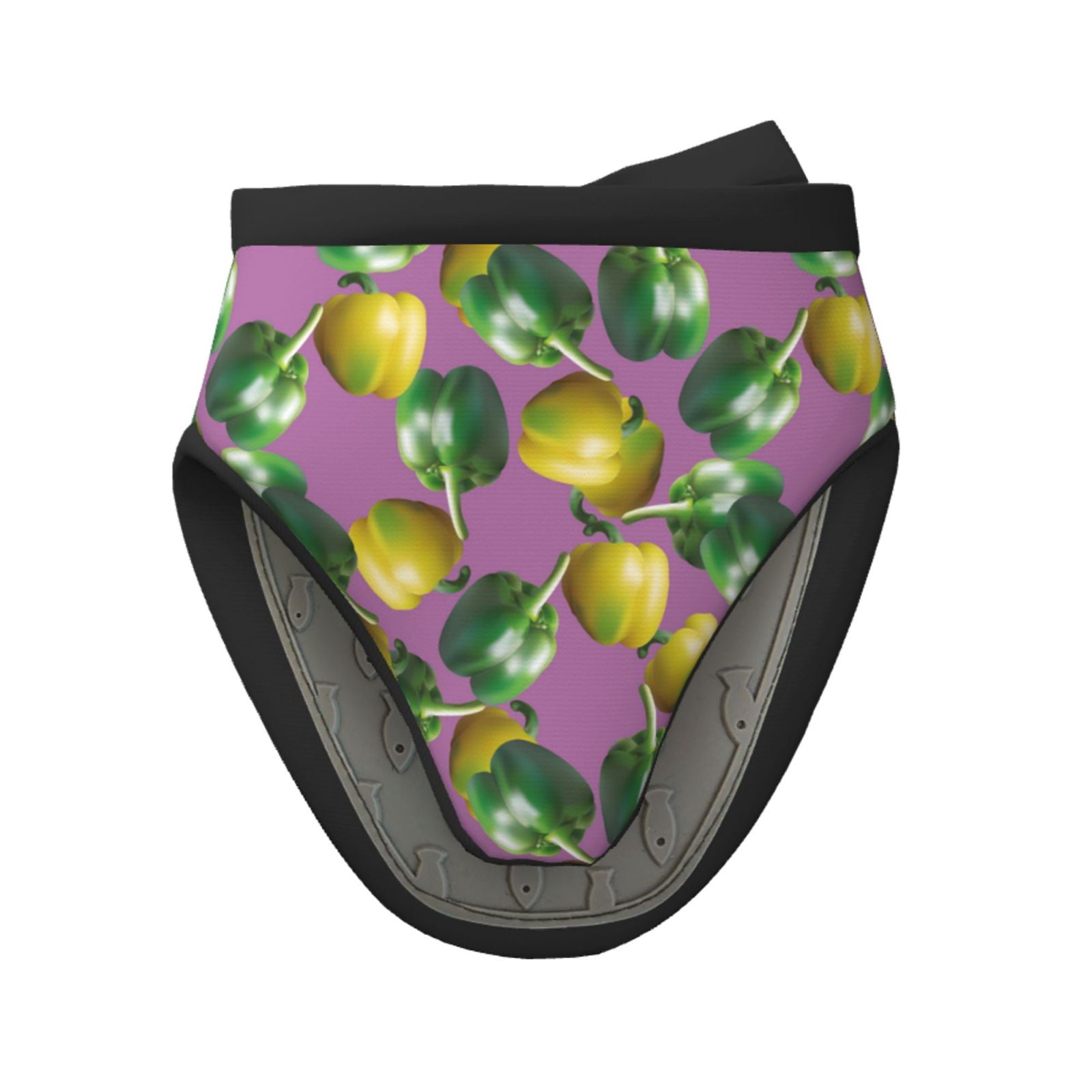 bell Pepper yellow green Oven Mitts Heat Resistant - Soft Lining ...
