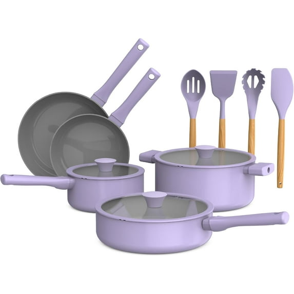 by bella 12 count Cookware Set w EverGood(TM) Ceramic Nonstick Coating ...