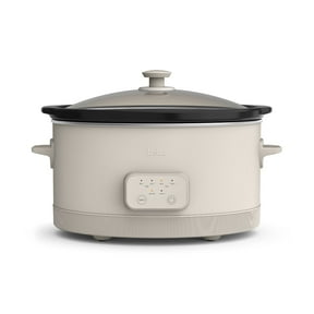 Beautiful 4Qt Slow Cooker with Touch-Activated Display, White Icing by ...