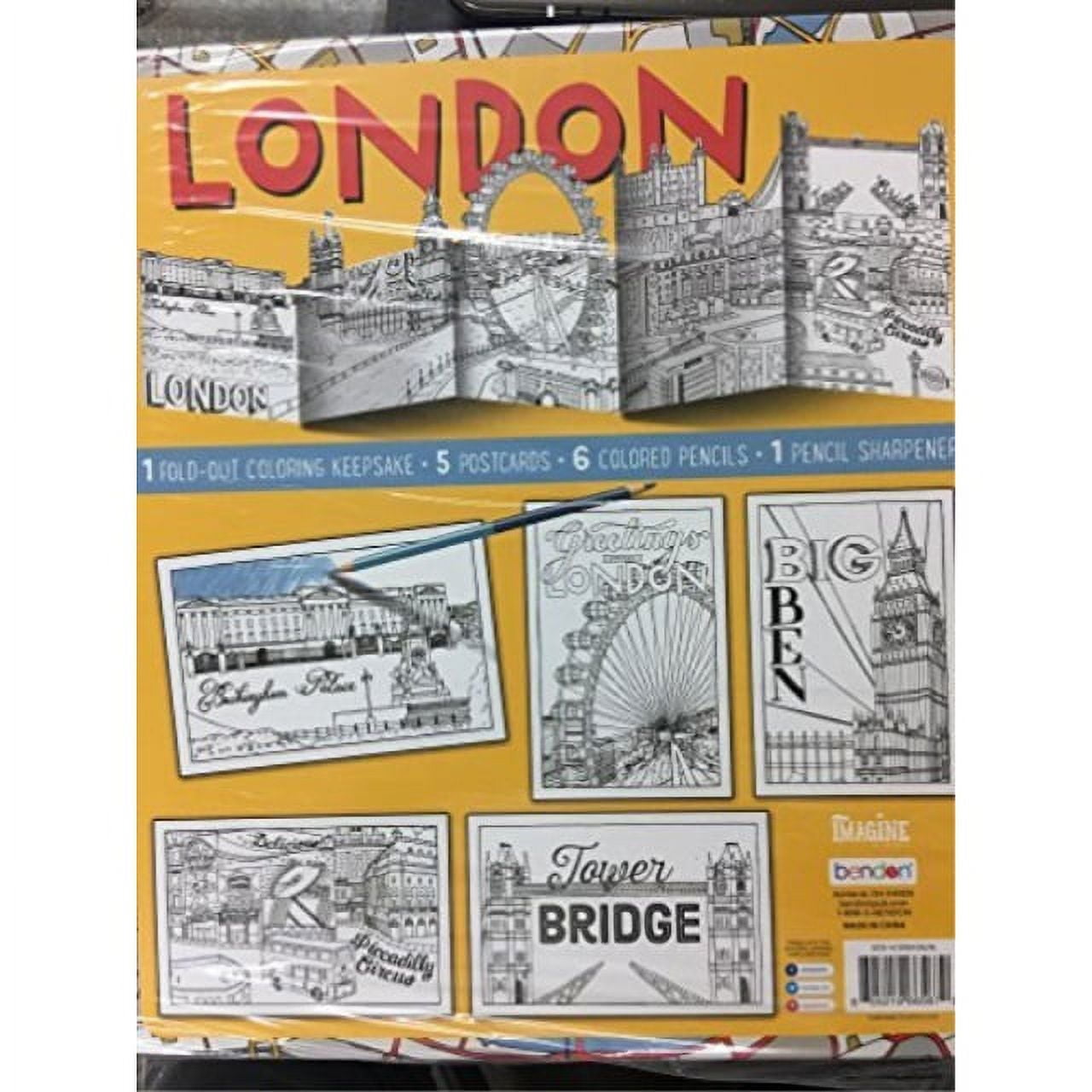 bendon london fold out coloring box set - Walmart.com