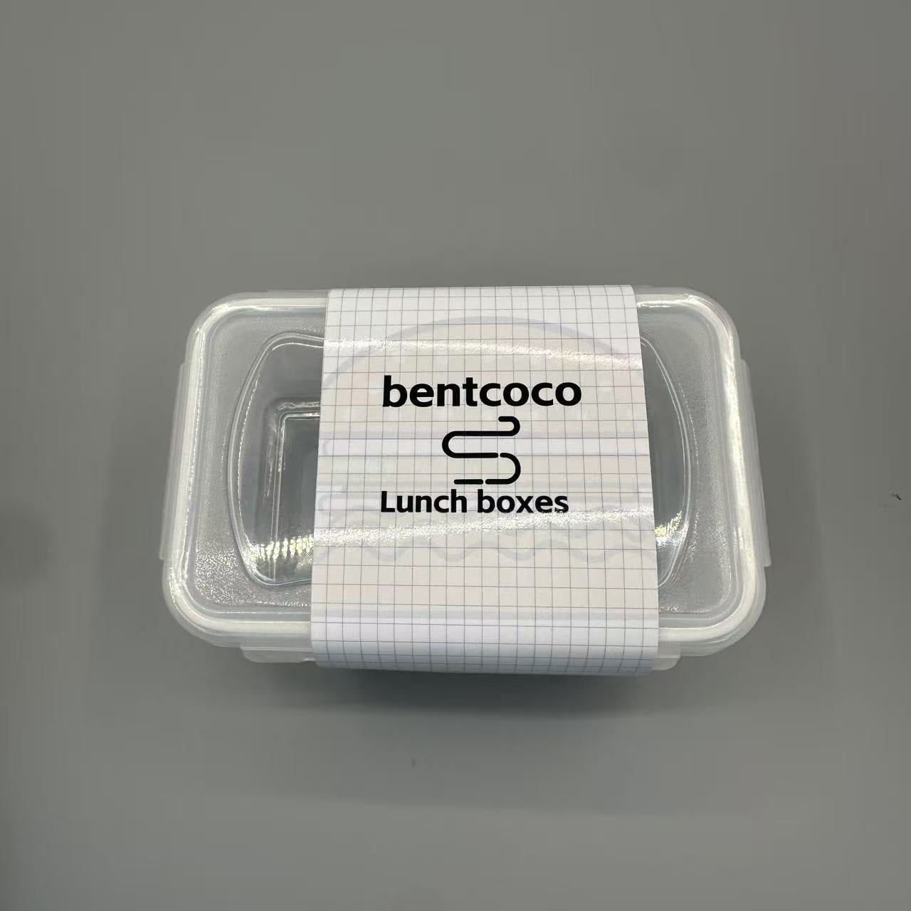 bentcoco Lunch boxes White Small Square Plastic Lunch Box, Stackable ...