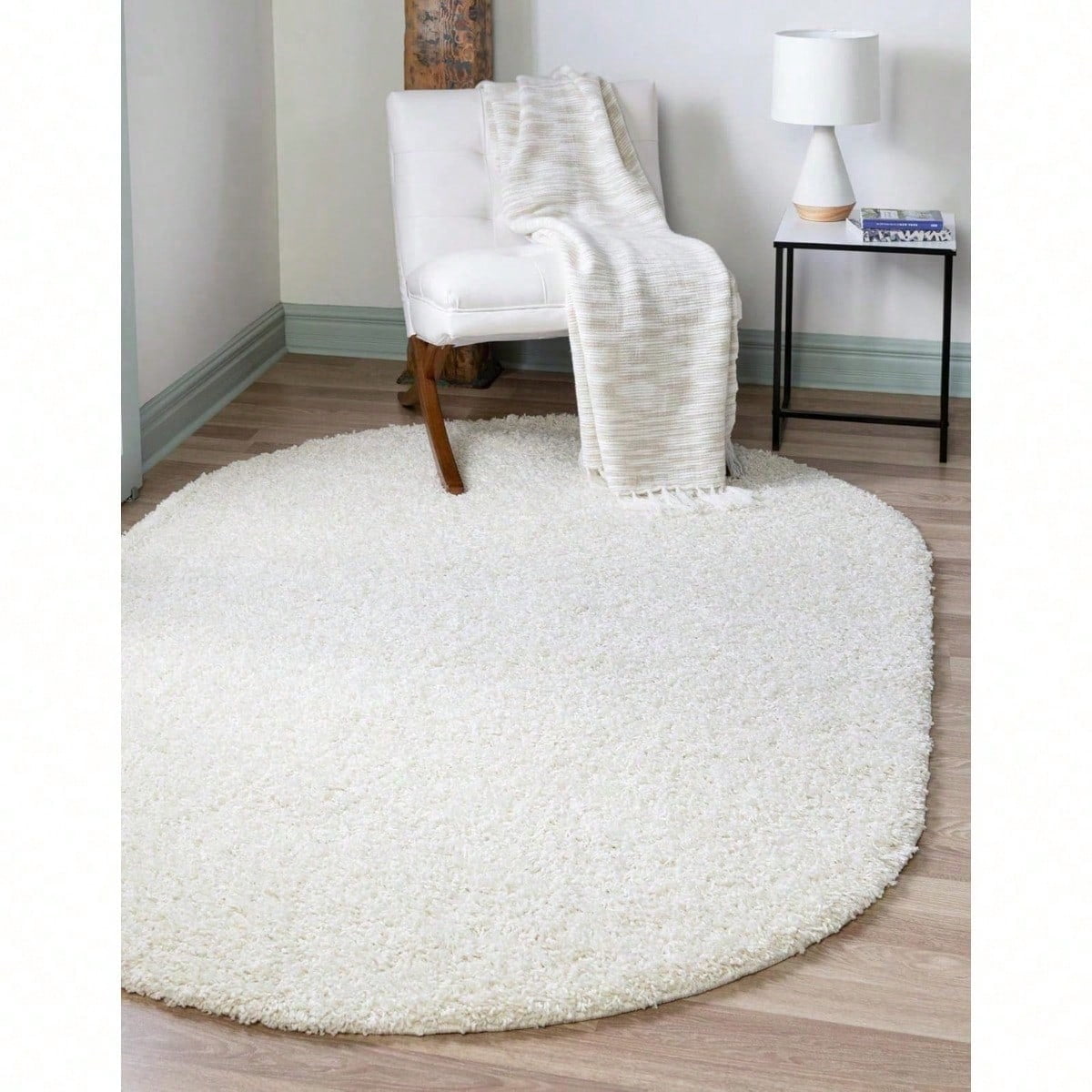 5' x 8' Oval Shag Rug Perfect for Living Rooms, Large Dining Rooms ...
