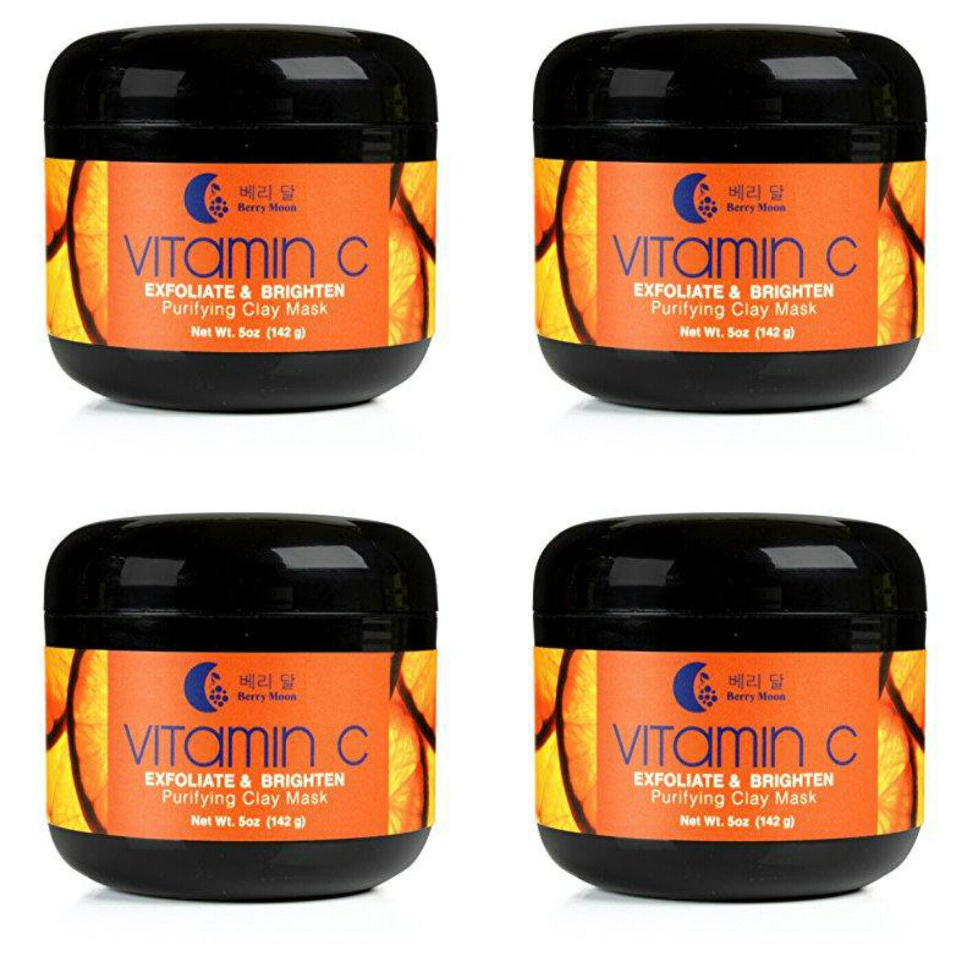 berry moon anti-aging vitamin c clay mask for rough skin, clogged pores ...