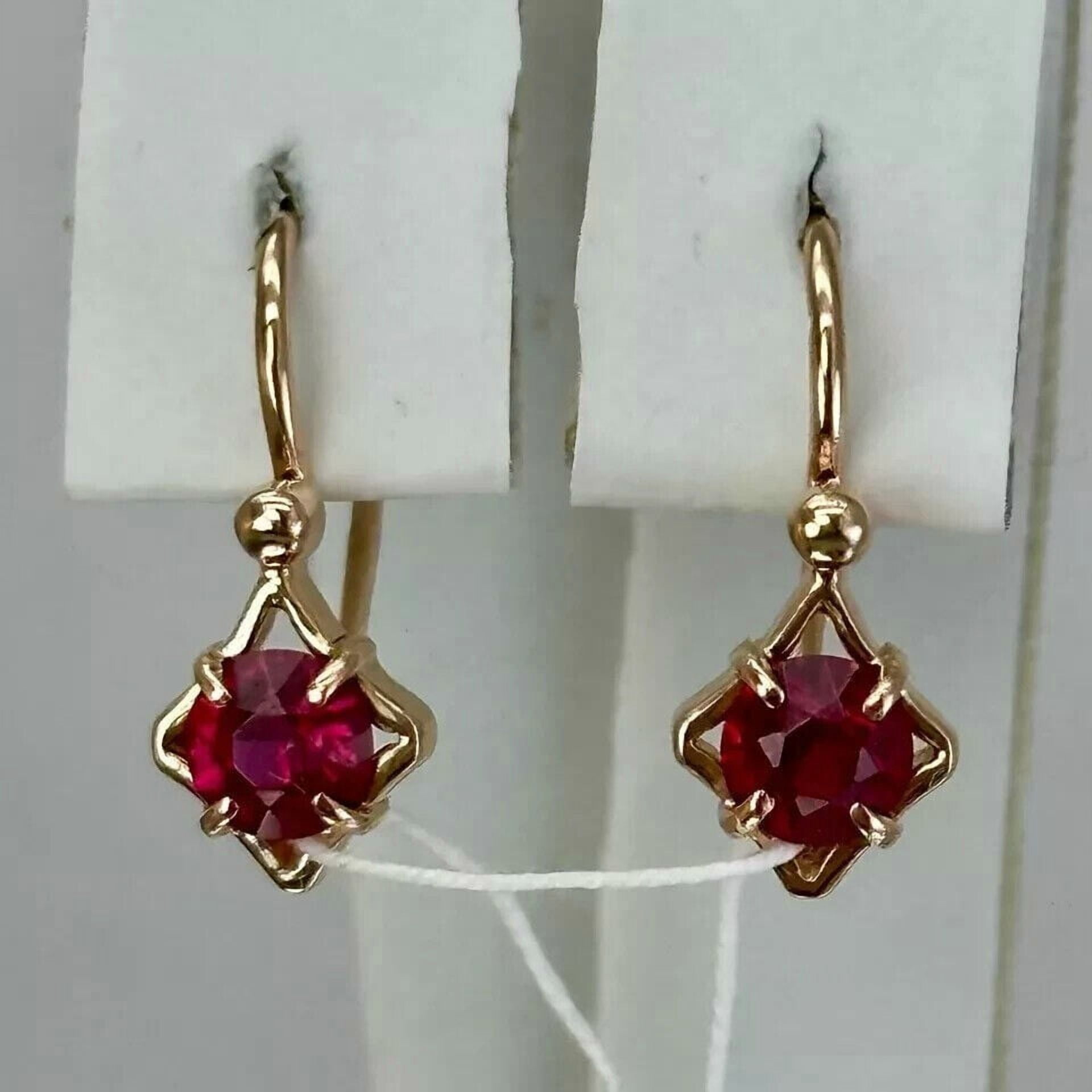 beryl_creation 1.15 Ctw Round Cut Ruby Engagement Wedding Christmast ...