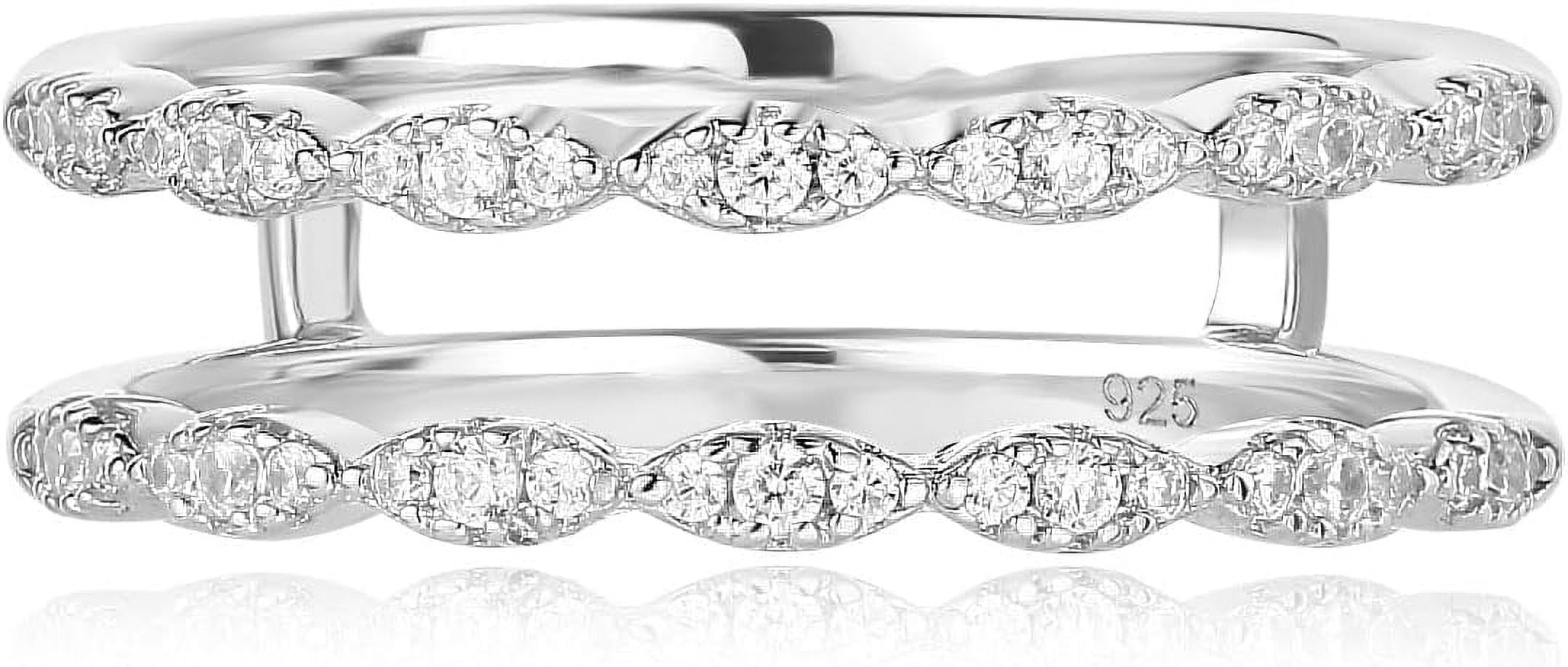 beryl_creation 14K White Gold Plated 925 Sterling Silver 2.33 Ct Round Cut White Diamond ...