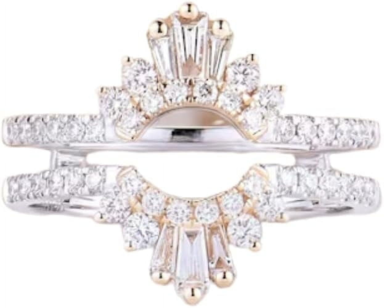 beryl_creation 2.42 Ct Baguette Cut Diamond Wedding Engagement Enhancer ...