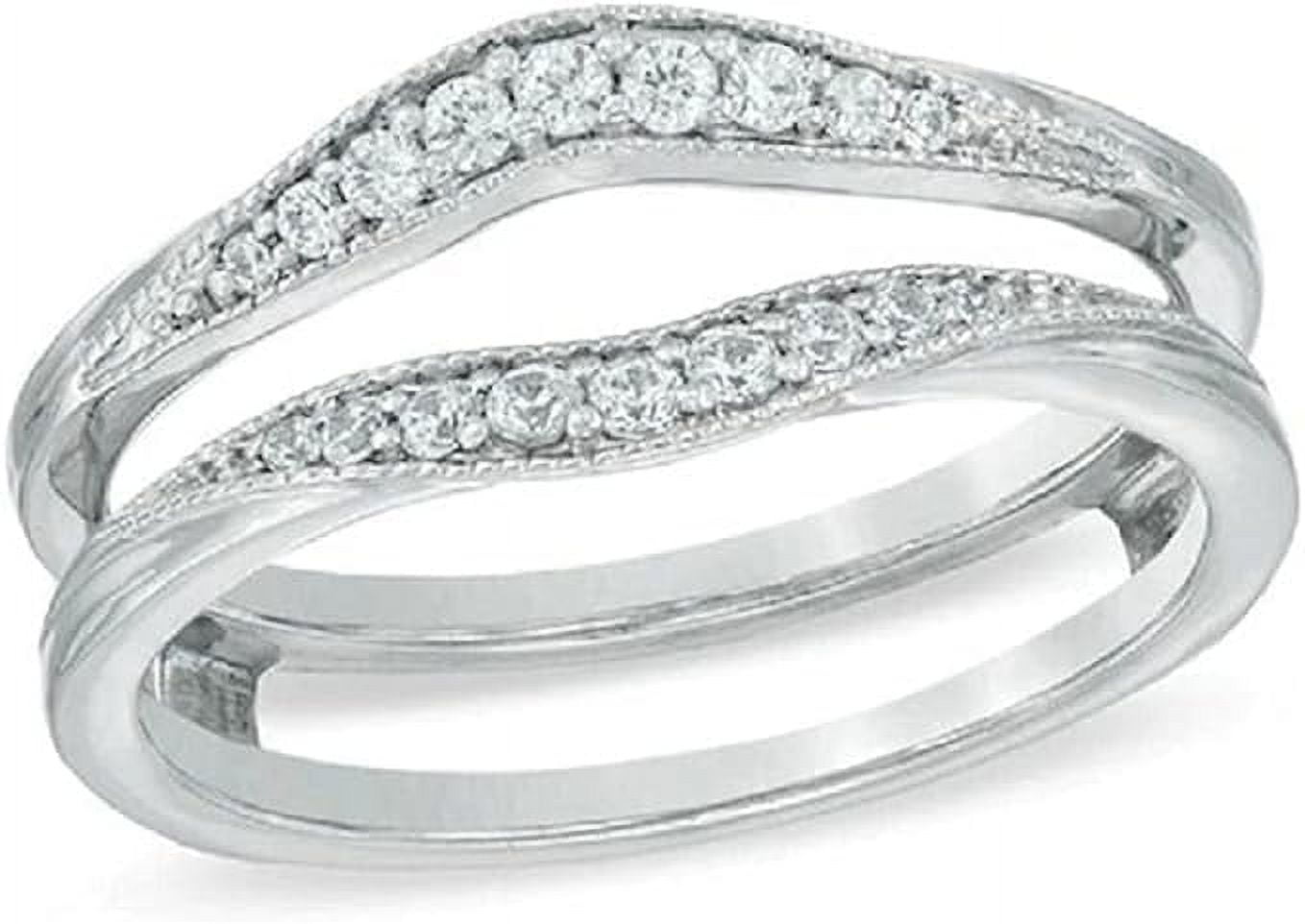 beryl_creation 925 Sterling Silver 2.90Ct Round White Diamond Ladies ...