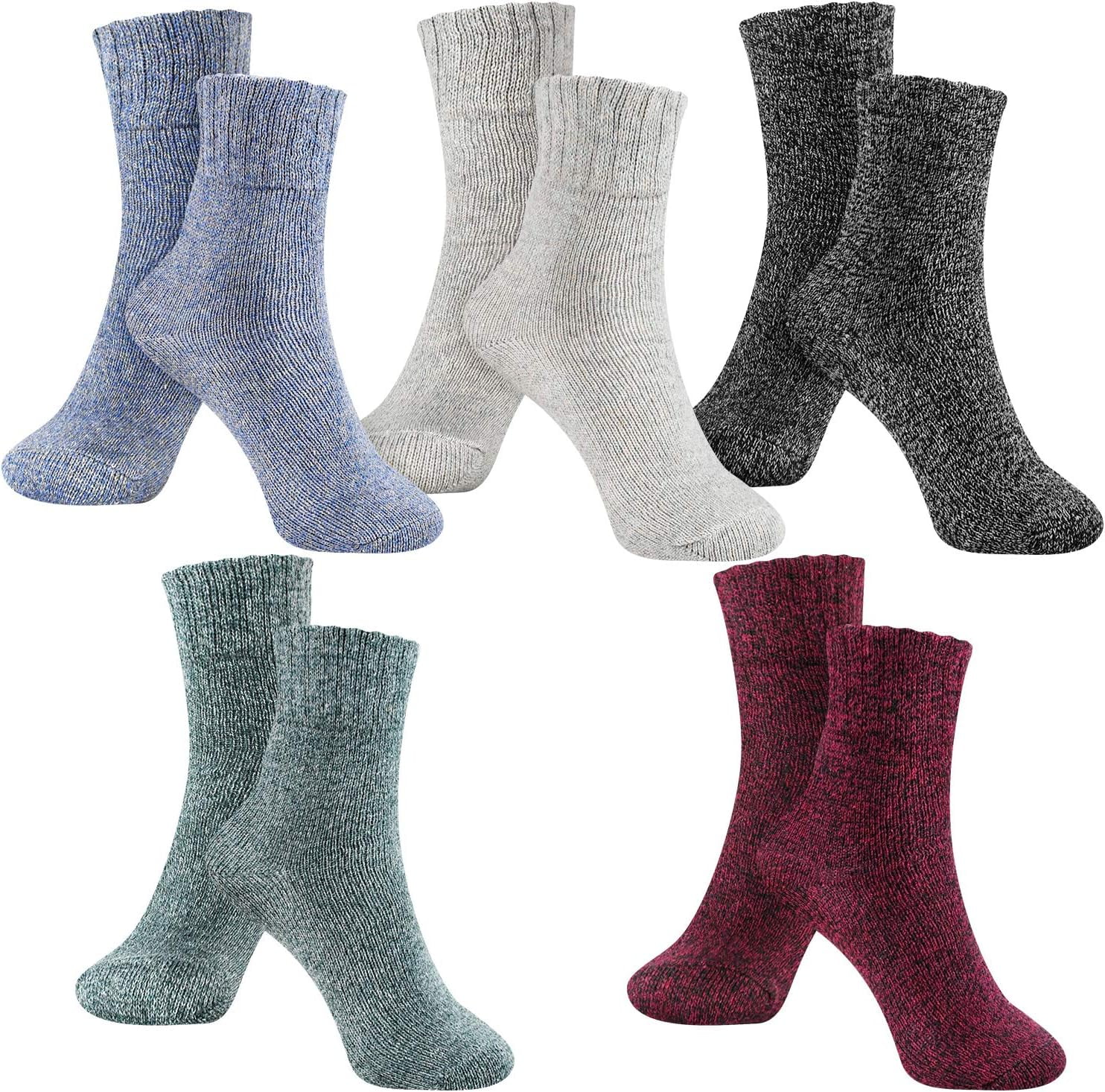 besky Warm Socks for Women Cozy Fuzzy Winter Socks - Walmart.com