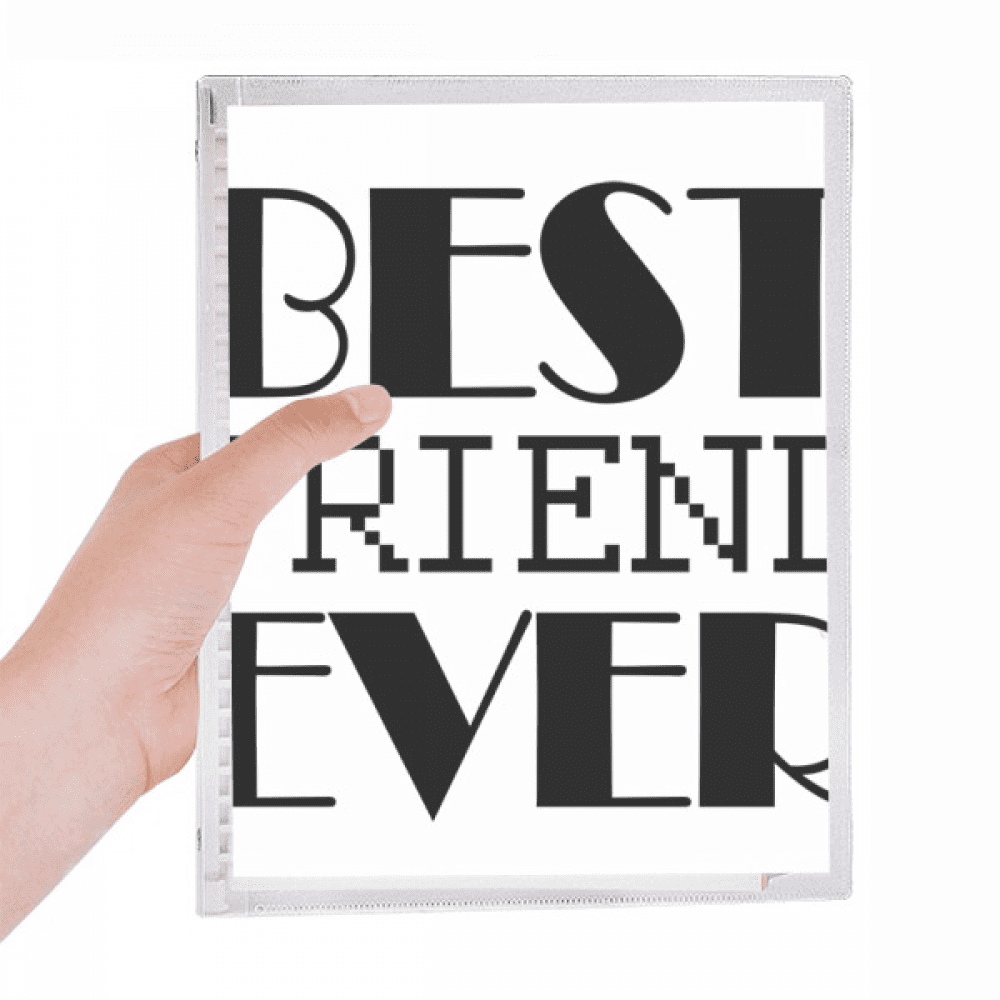 best friend ever quote notebook loose diary refillable journal statiry ...