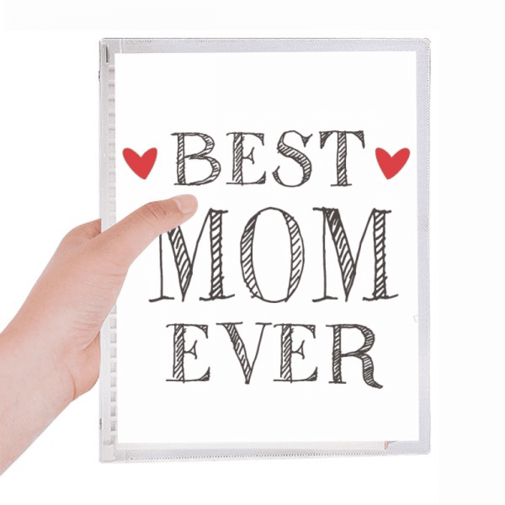 best mom ever quote loved s notebook loose diary refillable journal ...