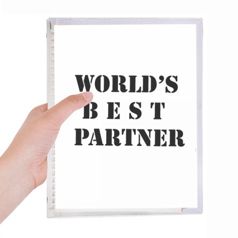 best partner teammate colleague notebook loose diary refillable journal ...
