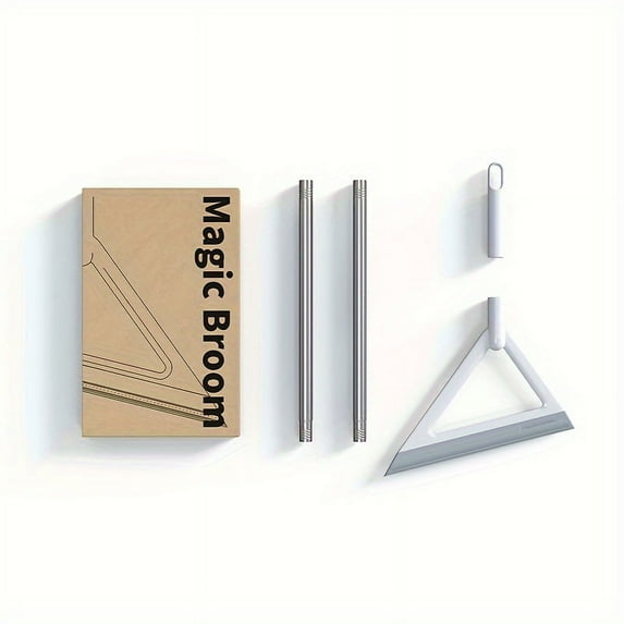 best seller3-in-1 TPR Magic Broom – Innovative Sweeper, Scraper and ...