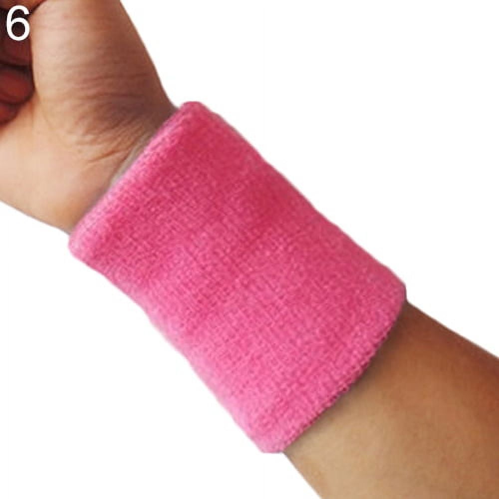 bestolf 1 Pcs Sports Wrist Sweatband Tennis Squash Badminton GYM ...