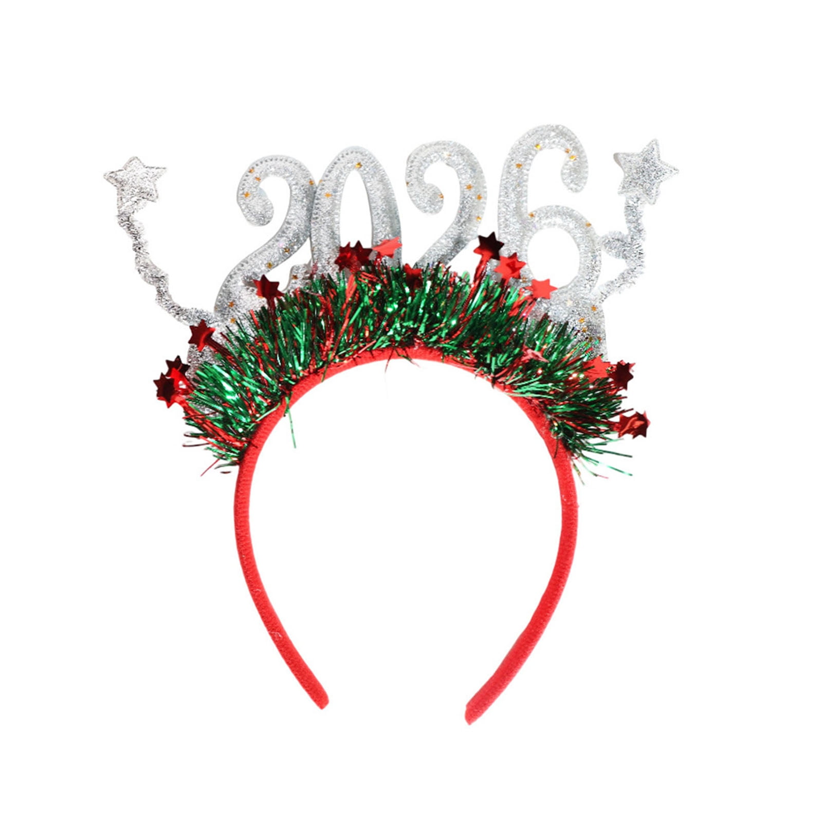 bestolf 2026 New Year Headband Colorful Design Hair Hoop Party Wear ...