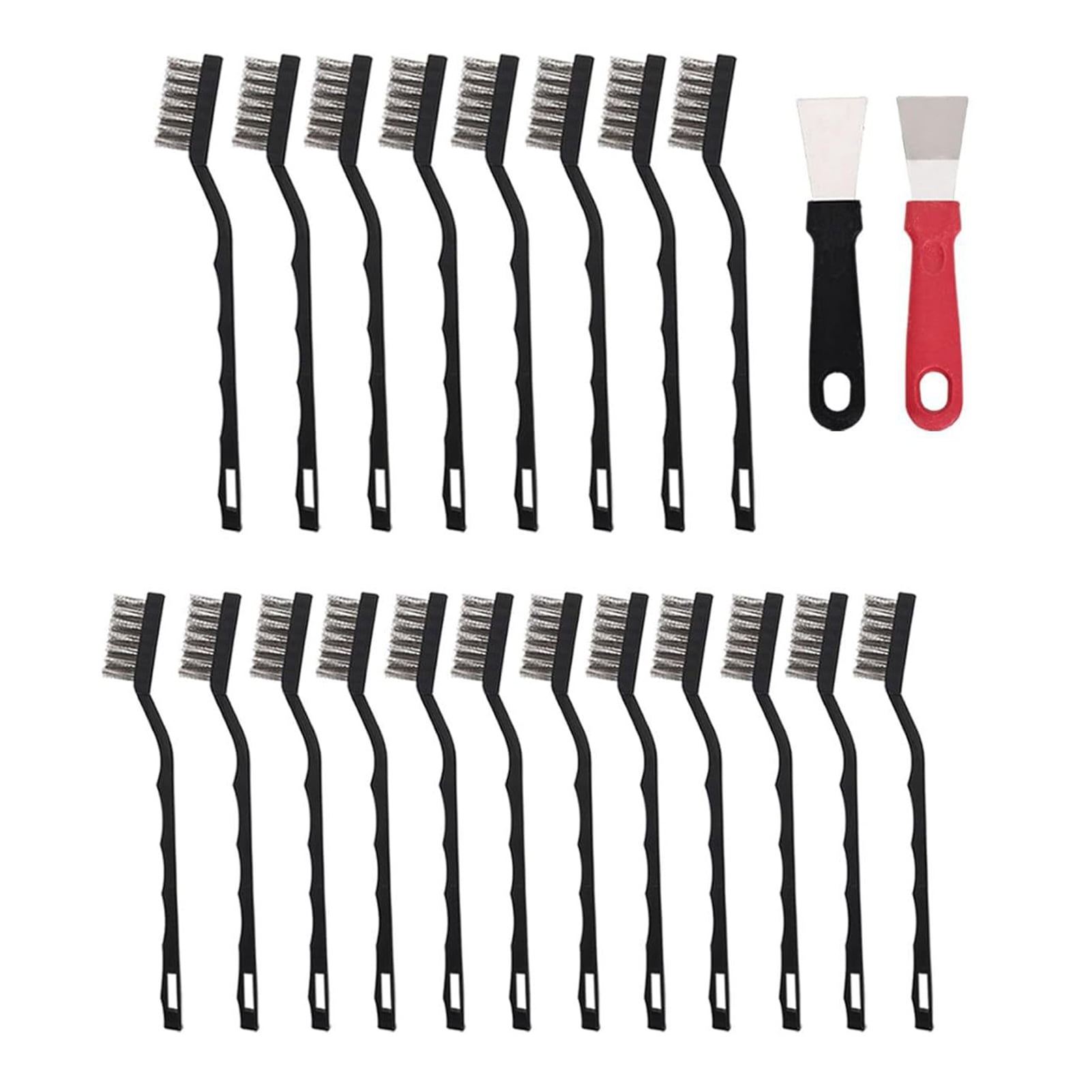 bestolf 22Pcs/Set Wire Brush Stainless Steel Bristle Brush Rust Removal ...