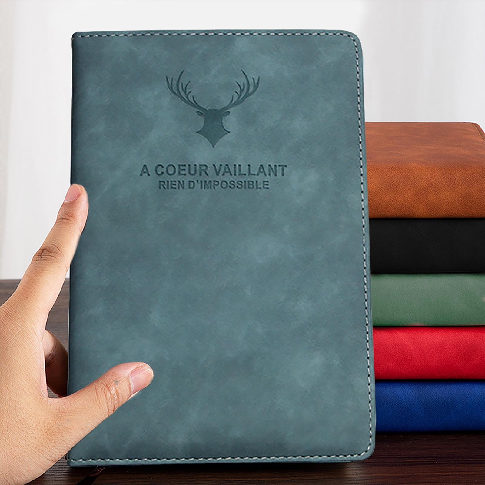 bestolf Elegant Notebook with 280 Pages Thickened Faux Leather Cover ...