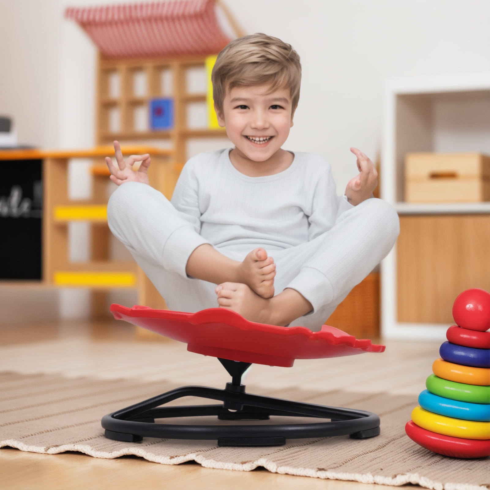 bestolf Kids Spinning Chair, Autistic Kids Sensory Swivel Chair ...