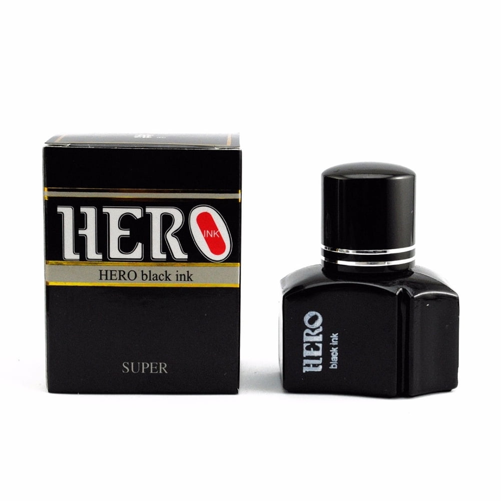 bestolf Portable One Bottle 25ml Black Color Pen Ink Fountain Pigment ...