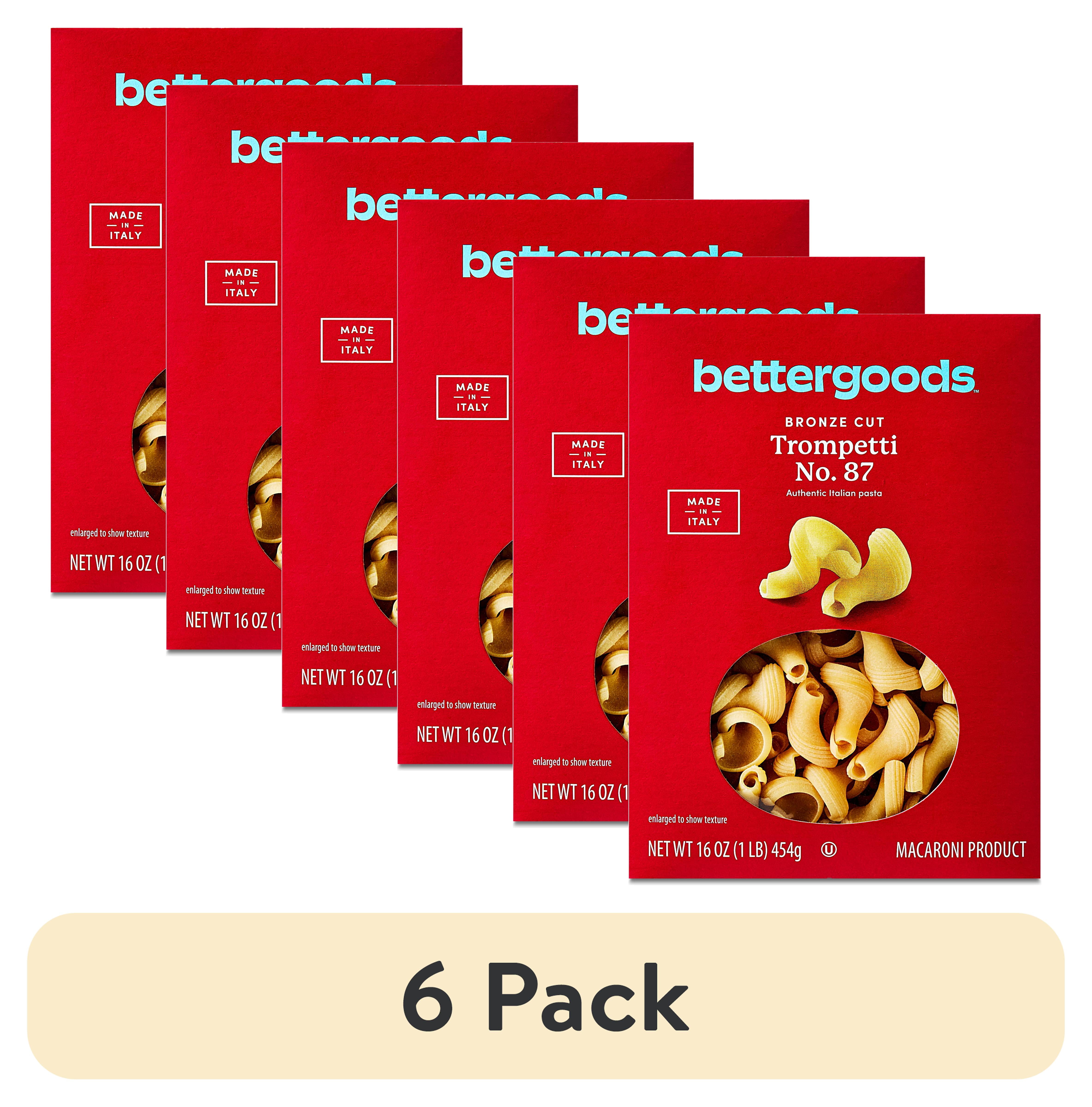 (6 pack) bettergoods Bronze Cut Trompetti Pasta, No. 87, 16 oz ...