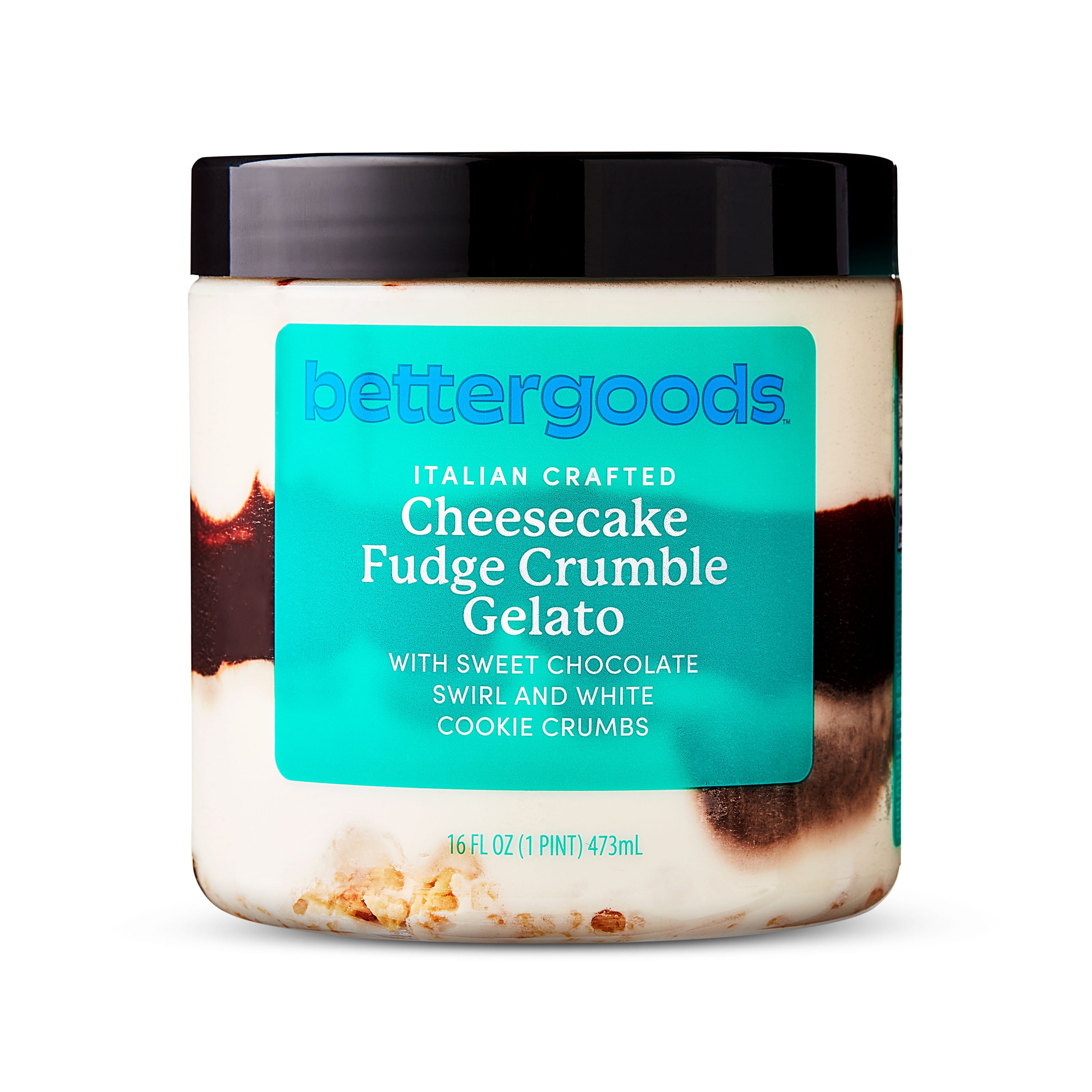 bettergoods Cheesecake Fudge Caramel Crumble Gelato 16 fl oz Frozen ...
