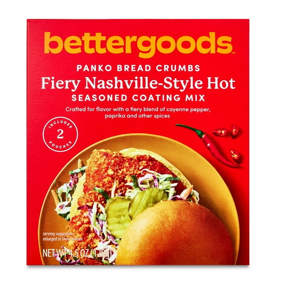 bettergoods Fiery Nashville-Style Hot Panko Bread Crumbs Seasoned ...