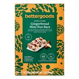 bettergoods Gingerbread Mini Nut Bars, 7.0 oz, 10 Count - Walmart.com