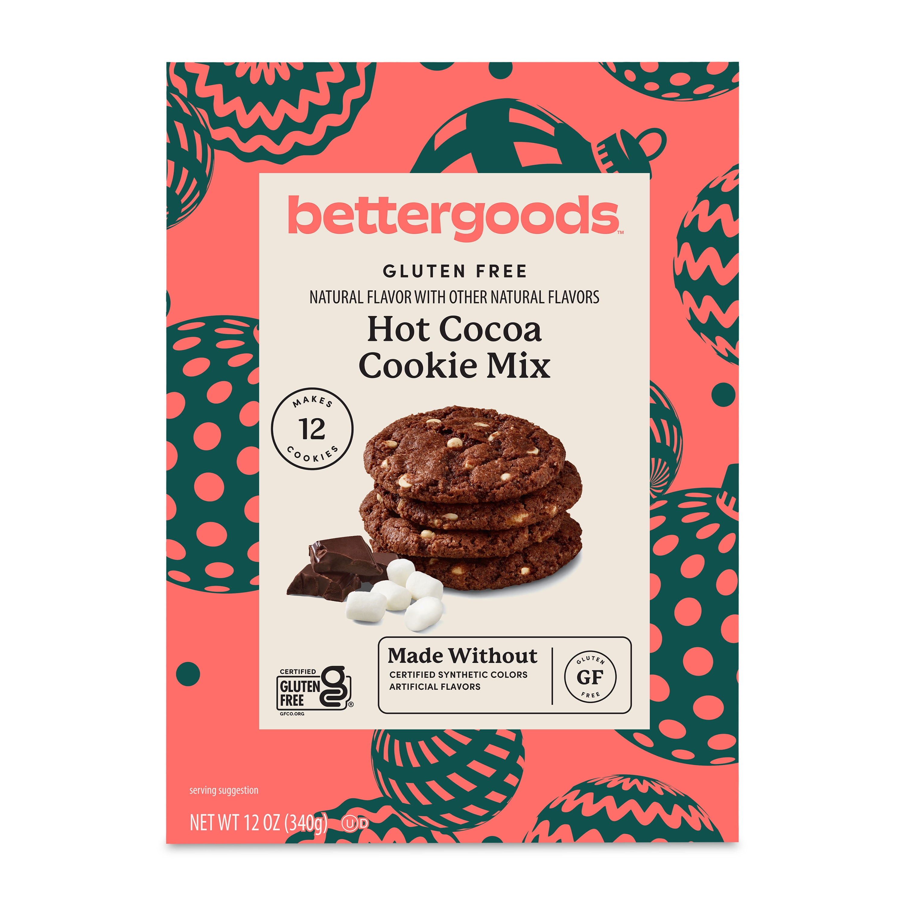 bettergoods Gluten Free Hot Cocoa Cookie Mix, 12 oz - Walmart.com