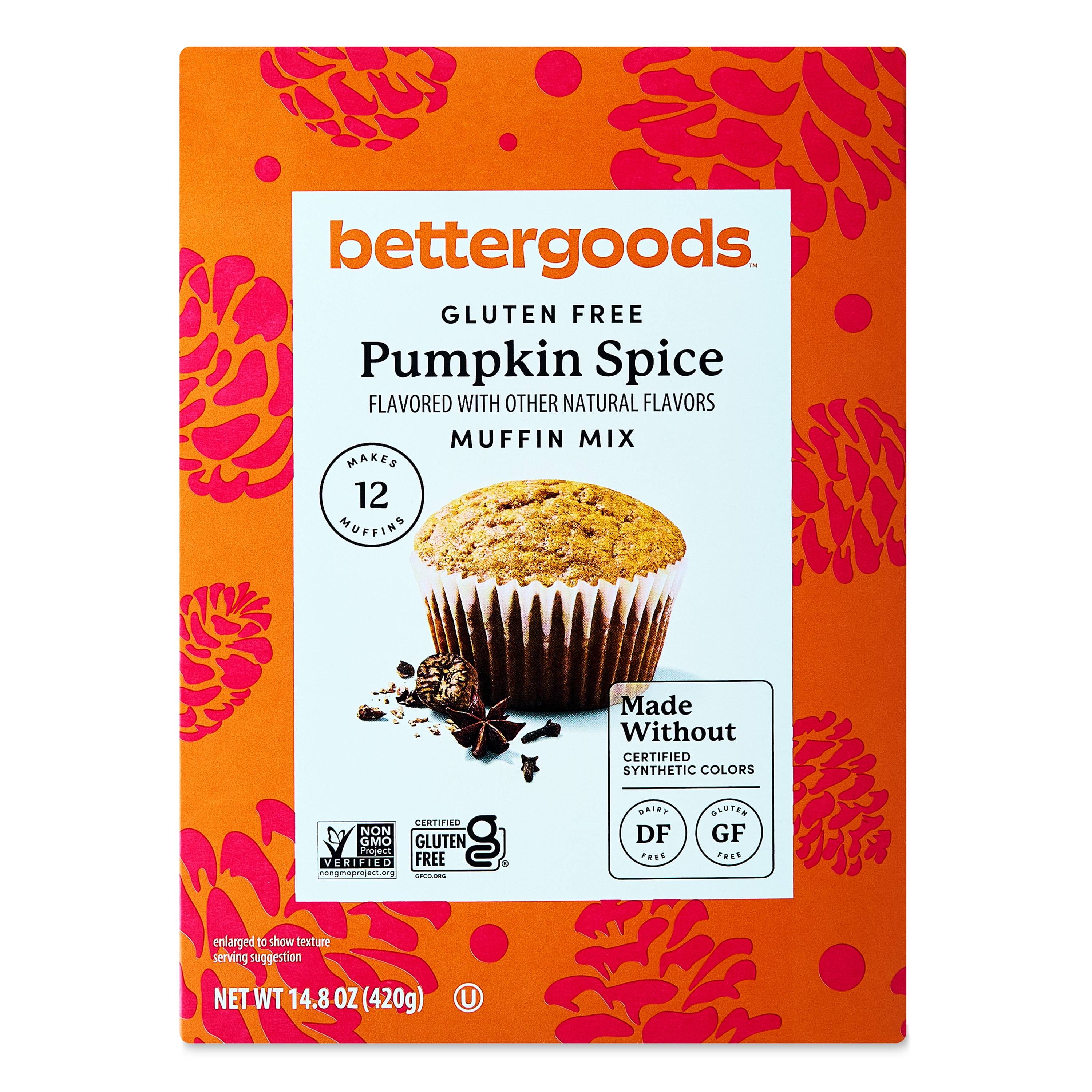 bettergoods Gluten Free Pumpkin Spice Muffin Mix, 14.8 oz - Walmart.com