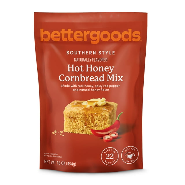bettergoods Southern Style Hot Honey Cornbread Mix, 16 oz - Walmart ...