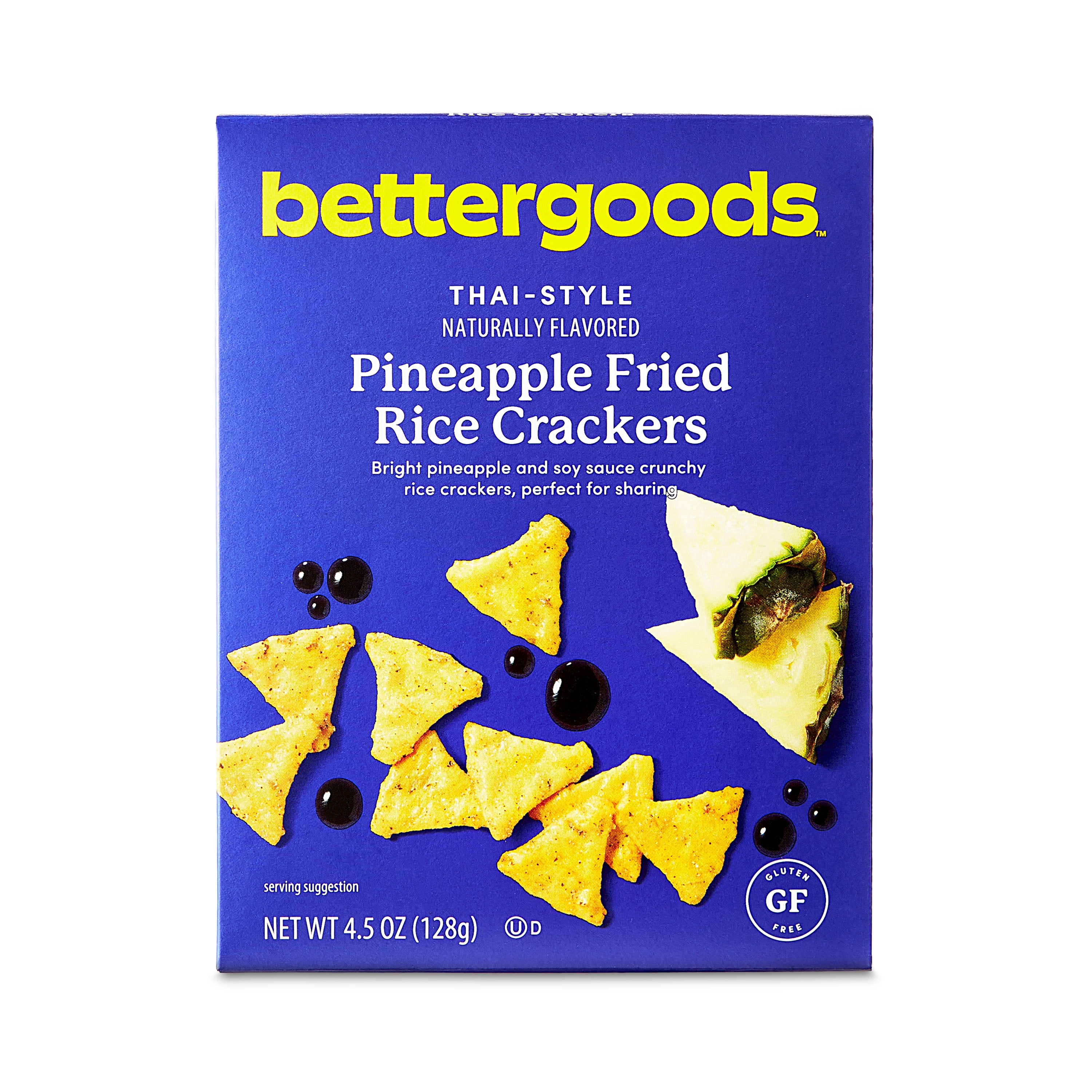 bettergoods Thai-Style Pineapple Fried Rice Crackers, 4.5 oz - Walmart.com