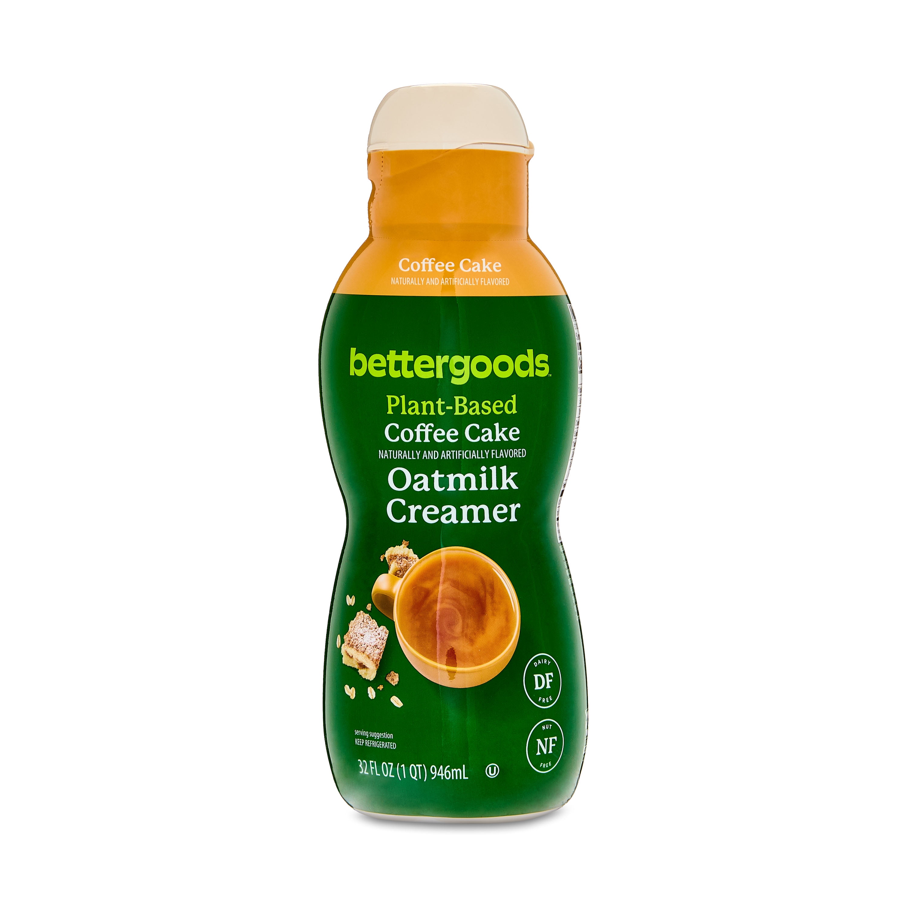 bettergoods Plant-Based Coffee Cake Oatmilk Creamer 32 fl oz Dairy Free ...