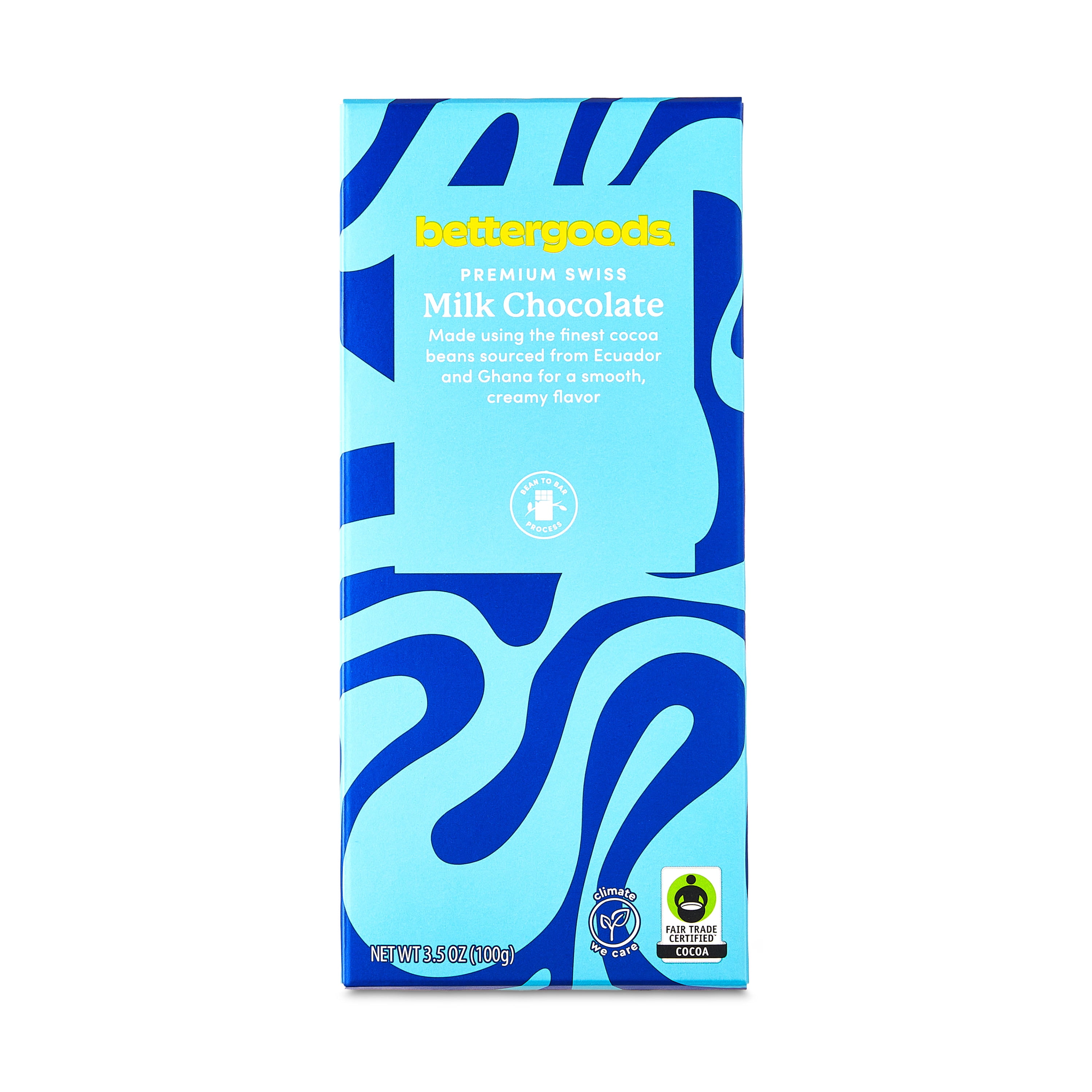 bettergoods Premium Swiss Milk Chocolate Bar, 3.5 oz - Walmart.com