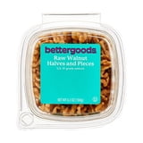 bettergoods Raw Walnut Halves and Pieces 6.5 oz Unsalted Vegan Kosher ...
