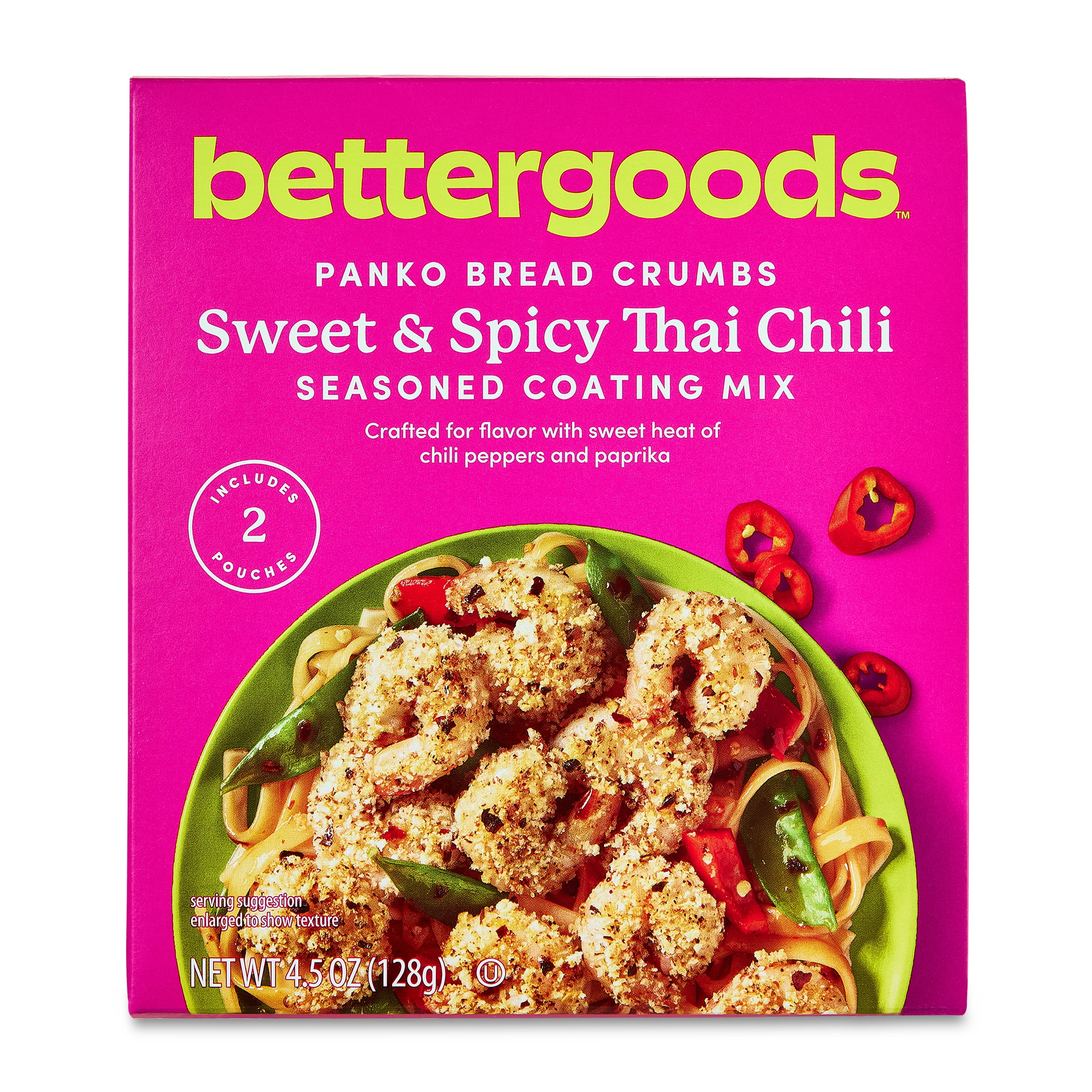 bettergoods Sweet & Spicy Thai Chili Panko Bread Crumbs Seasoned ...