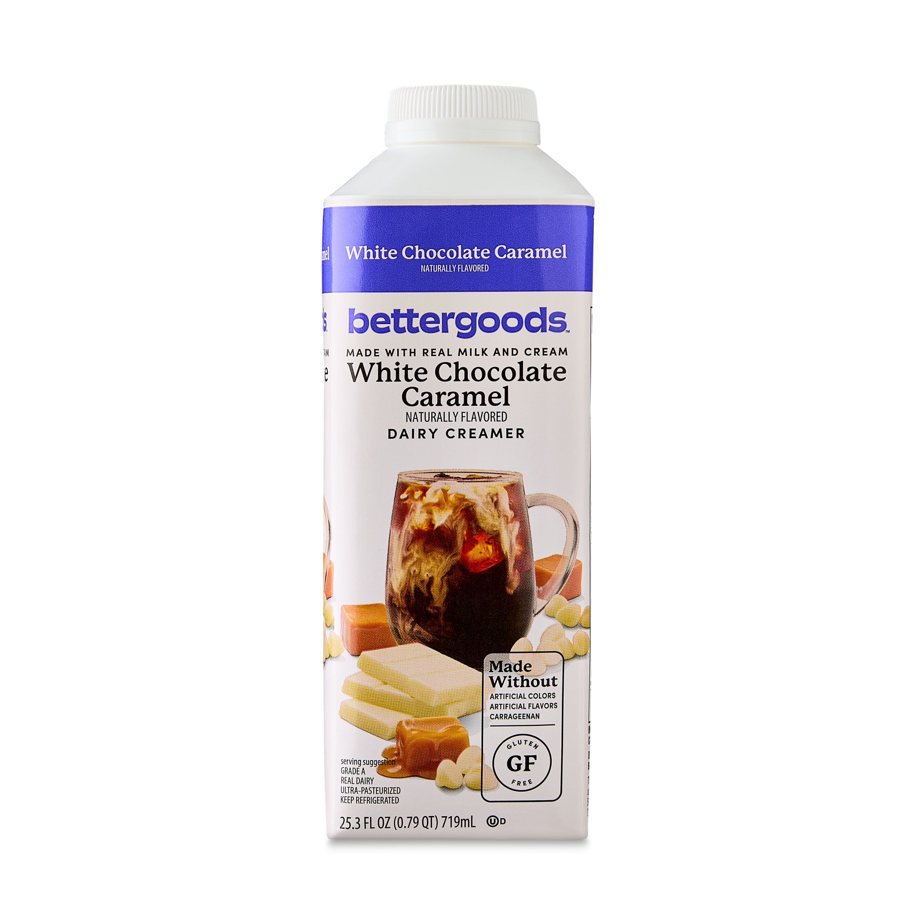 bettergoods White Chocolate Caramel Dairy Coffee Creamer, 25.3 fl oz ...