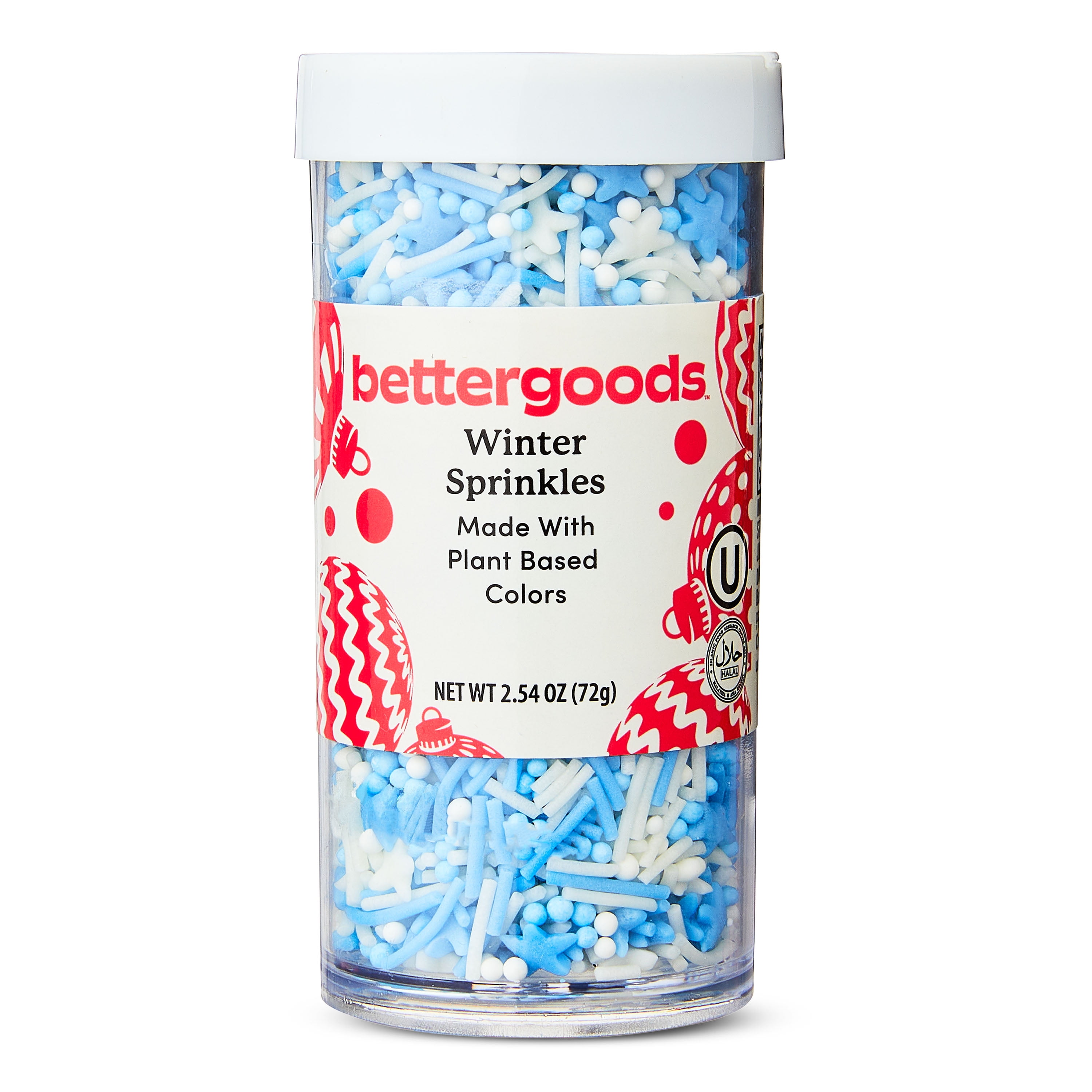bettergoods Winter Sprinkles Blue and White, 2.54 oz - Walmart.com