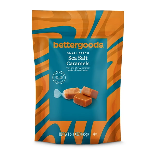 bettergoods Small Batch Sea Salt Caramels, 5.1 oz - Walmart.com
