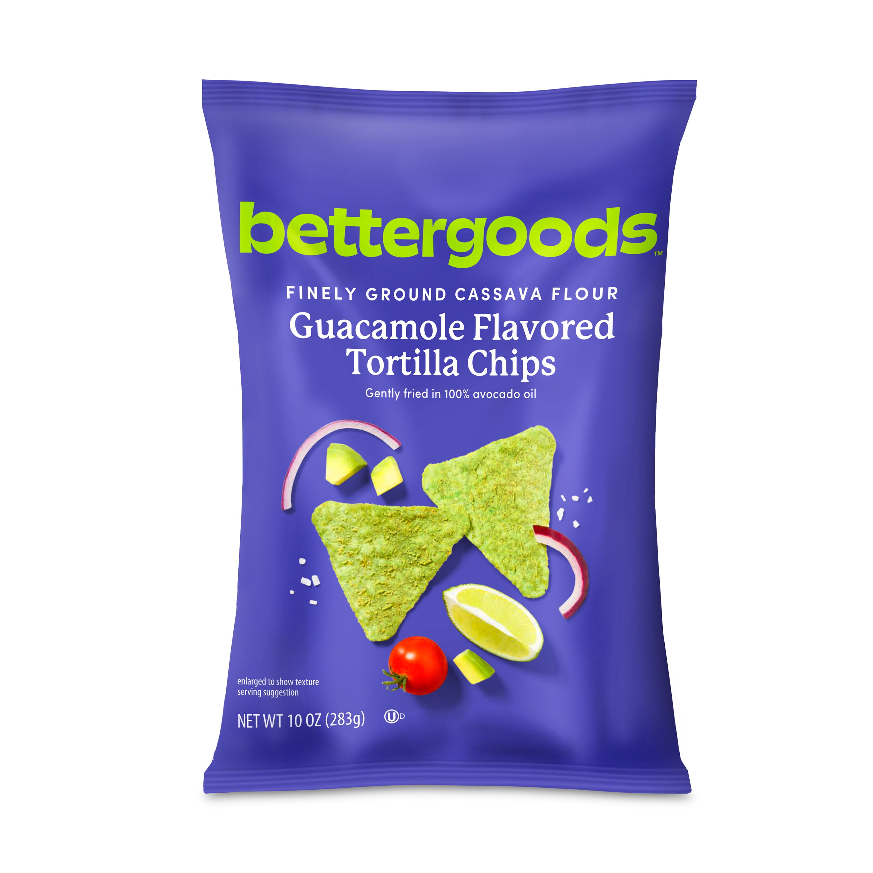 bettergoods Finely Ground Cassava Flour Guacamole Flavored Tortilla ...
