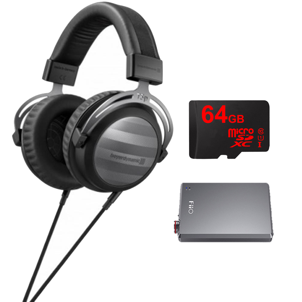 beyerdynamic T5p Audiophile Hi-fi Portable and Home Studio Headphones (2nd Gen) w/Bundle ...