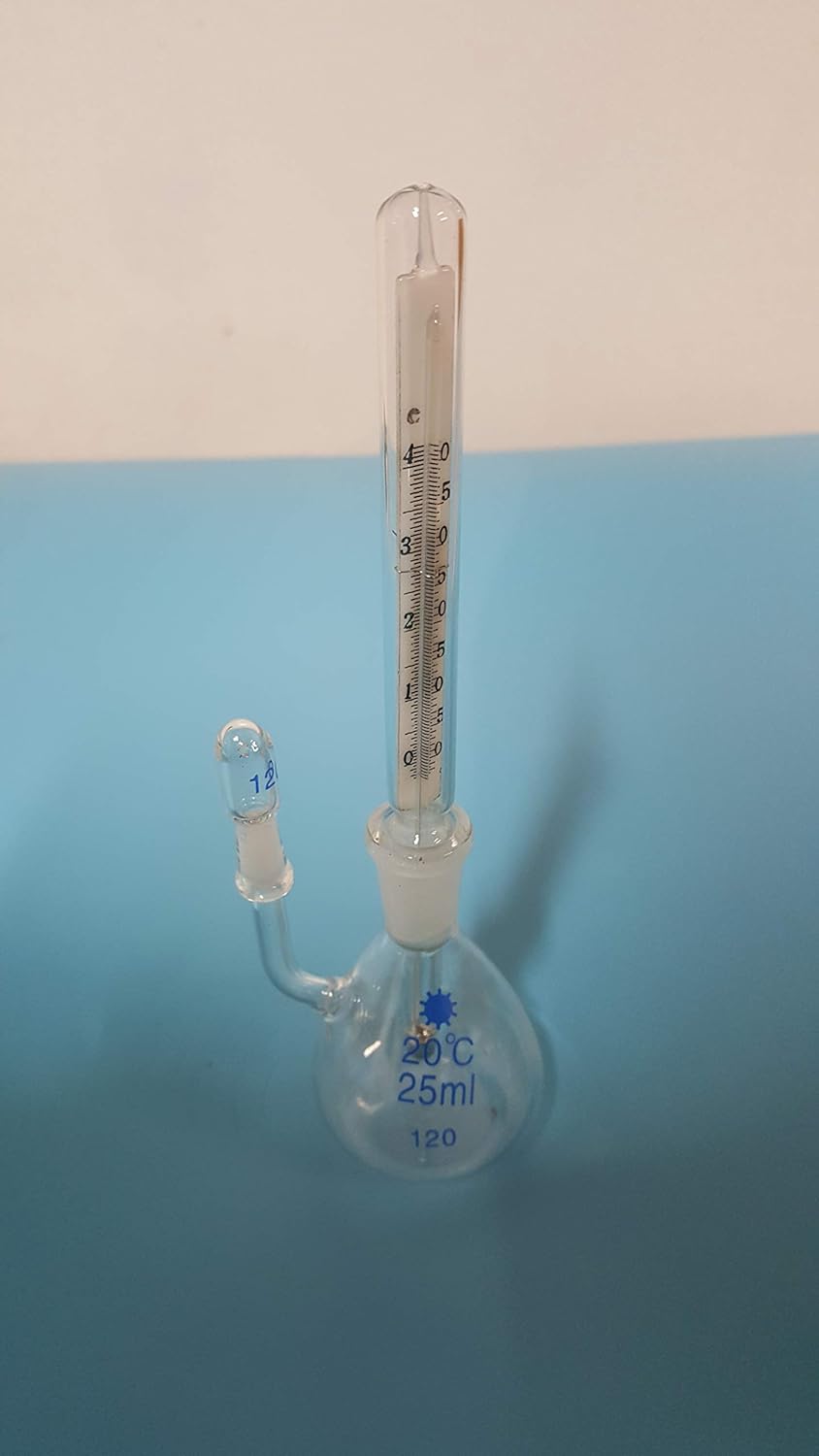 beyondsupply-Lab Glass Specific Gravity Bottle Pycnometer 25ml ...