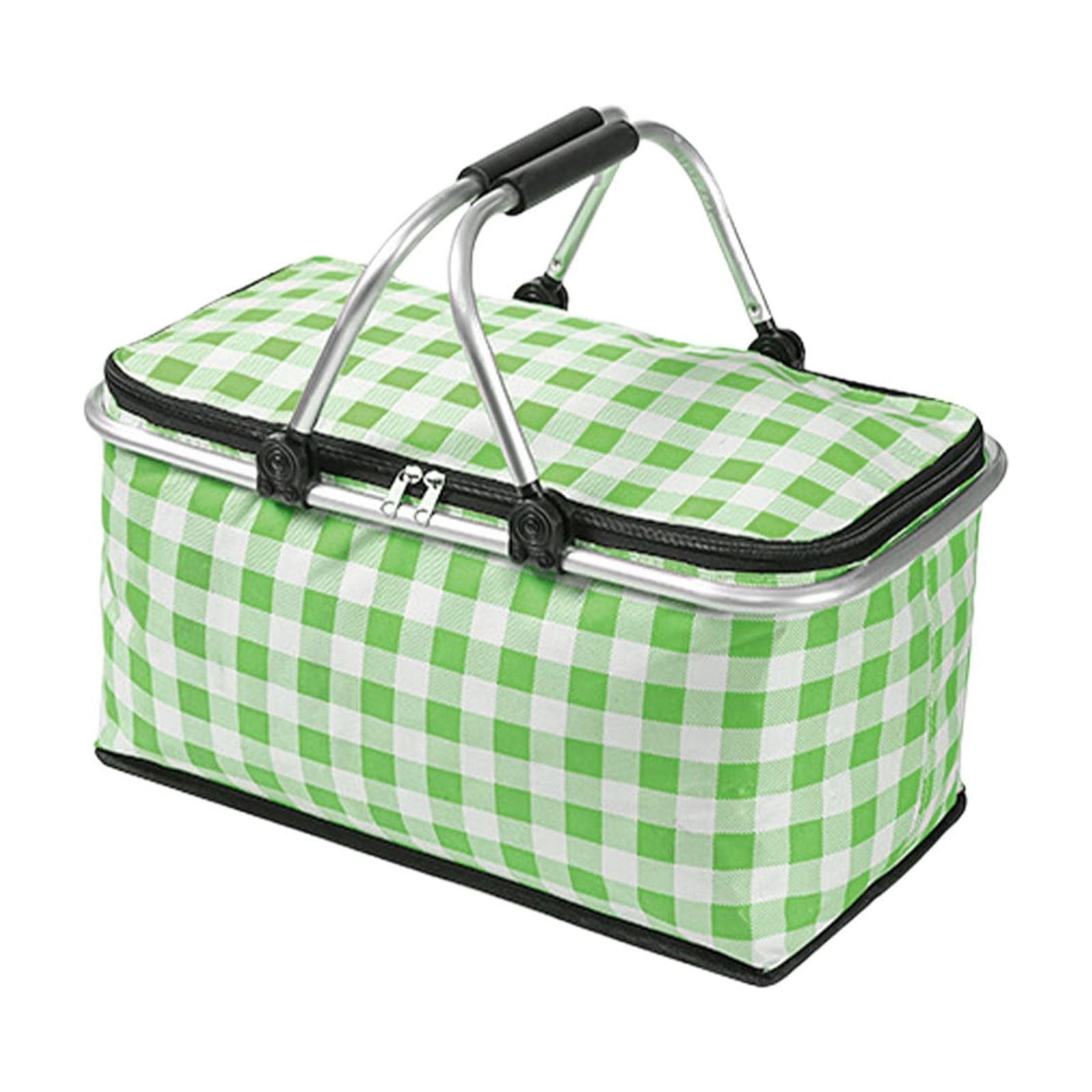 bfogop Picnic Bag Insulated - 30L Large Totes for Storage with Zippered ...