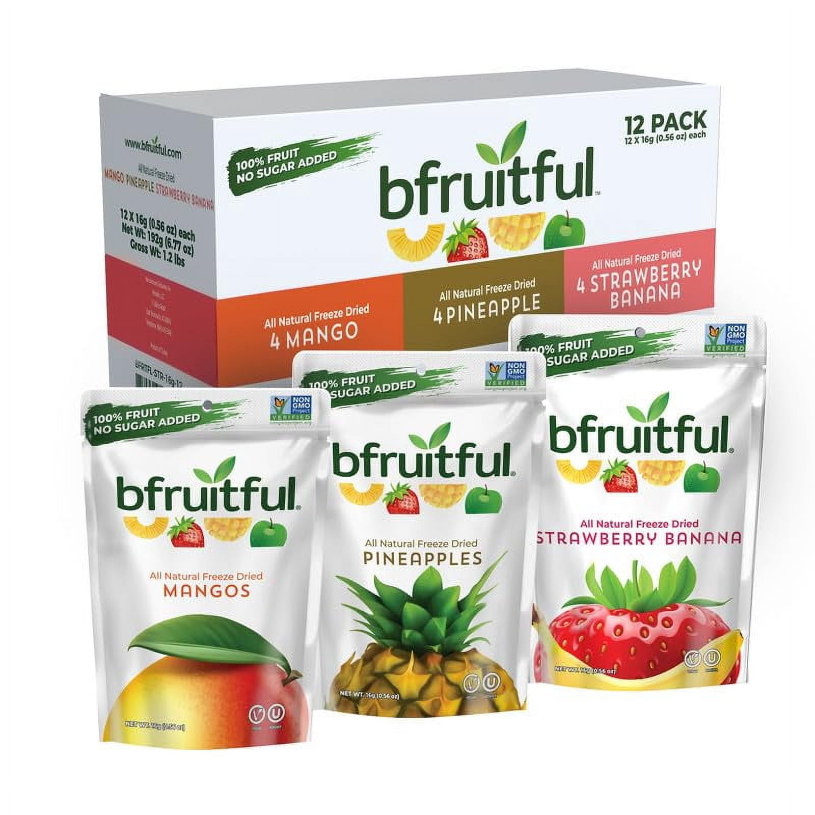 bfruitful Freeze-Mangos, Strawberry Bananas, MDA05 Pineapples Variety ...