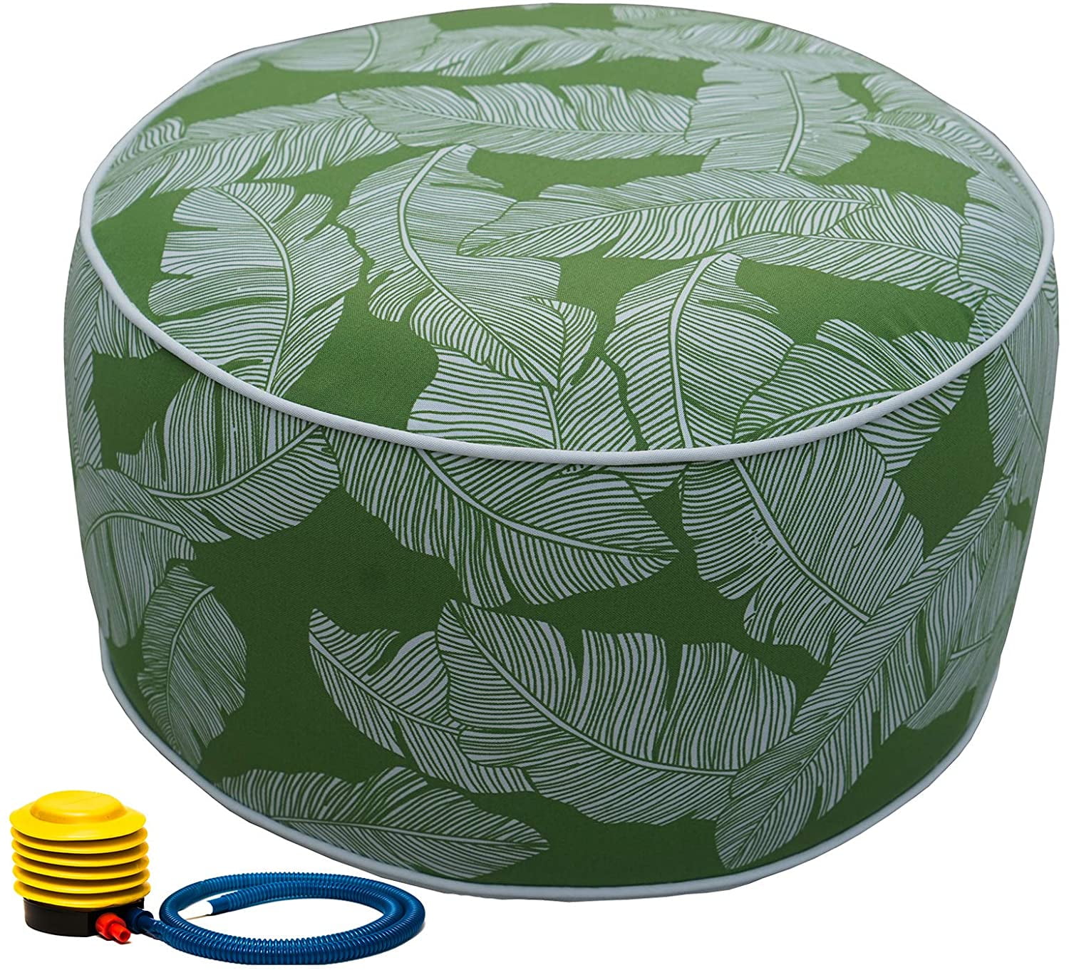 hltdhyi Inflatable Ottoman Stool - Portable Round Pouf for Indoor ...