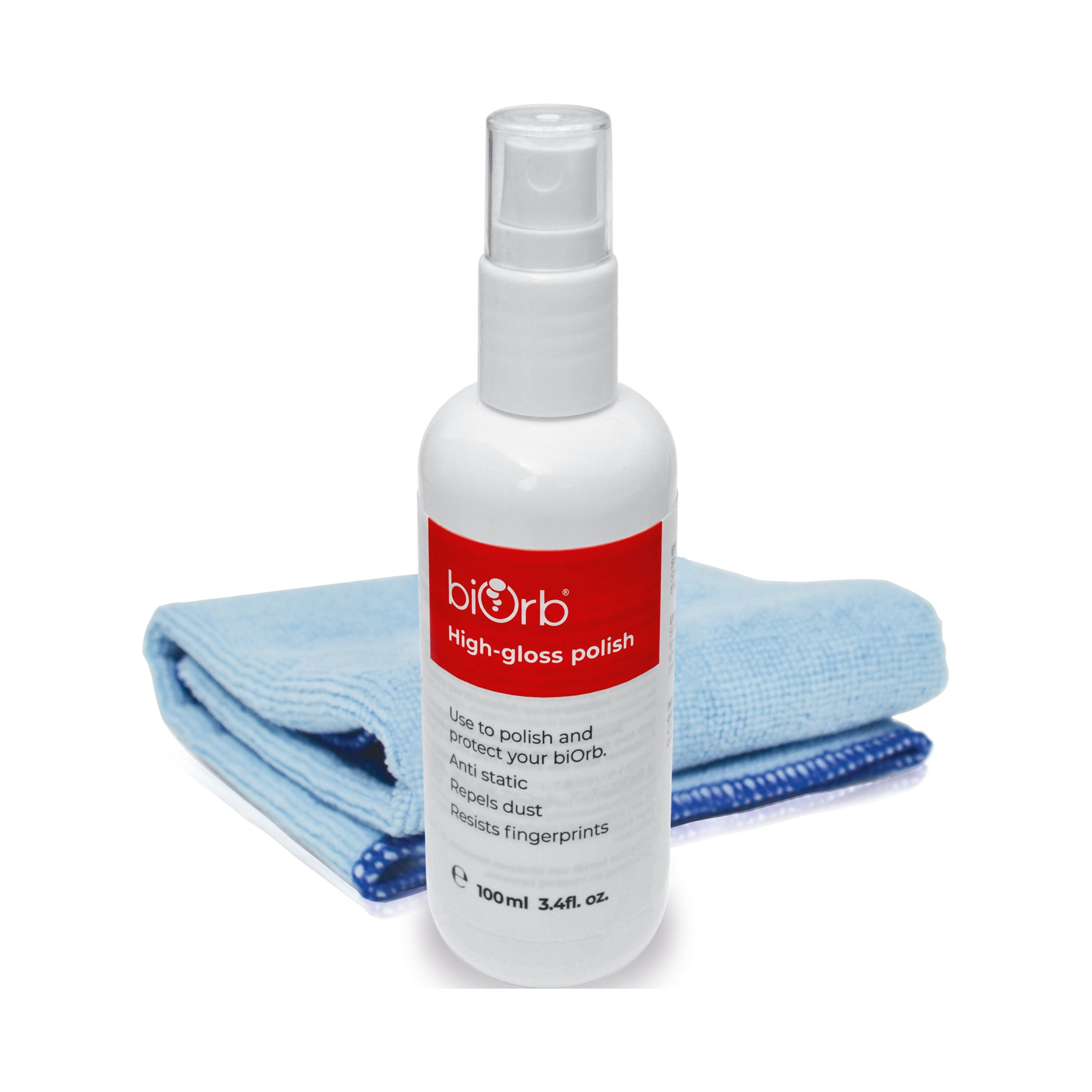 biOrb High-Gloss Polish and Cloth, Acrylic Tank Cleaner, Dust Resistant ...